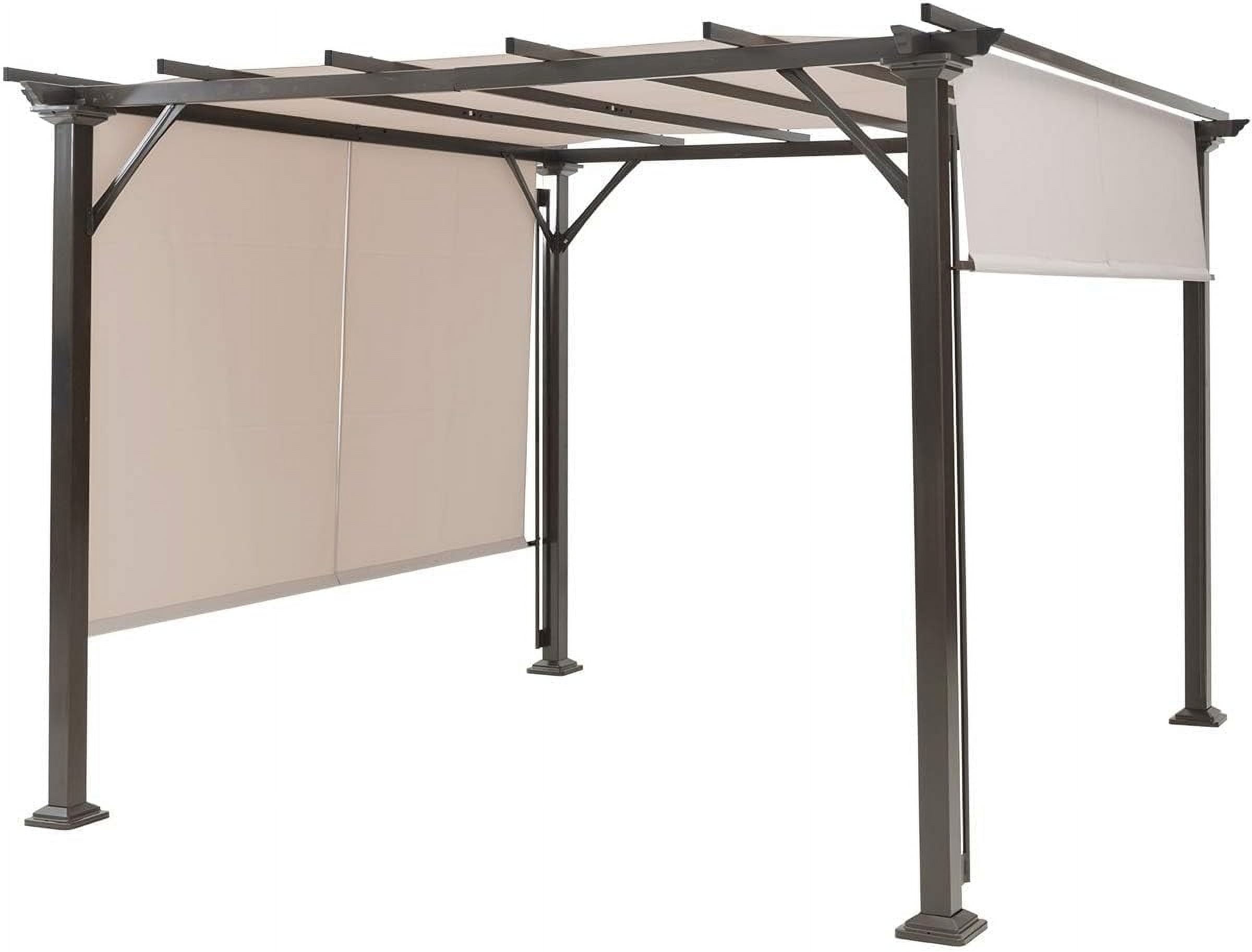 WLGSG 2 Pieces 16x4 Ft Universal Canopy Cover, Outdoor Pergola Roof Top ...