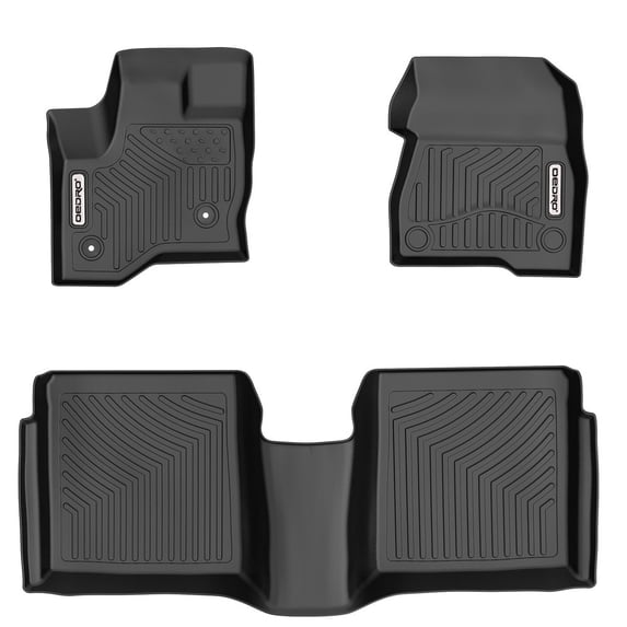 WLGSG All-Weather TPE Floor Mats for 2009-2019 Ford Flex, 3D Molded ...
