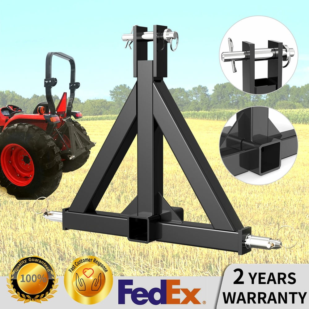 WLGSG Category 1 Tractor 3-Point Hitch Receiver Tow Drawbar, Heavy Duty ...