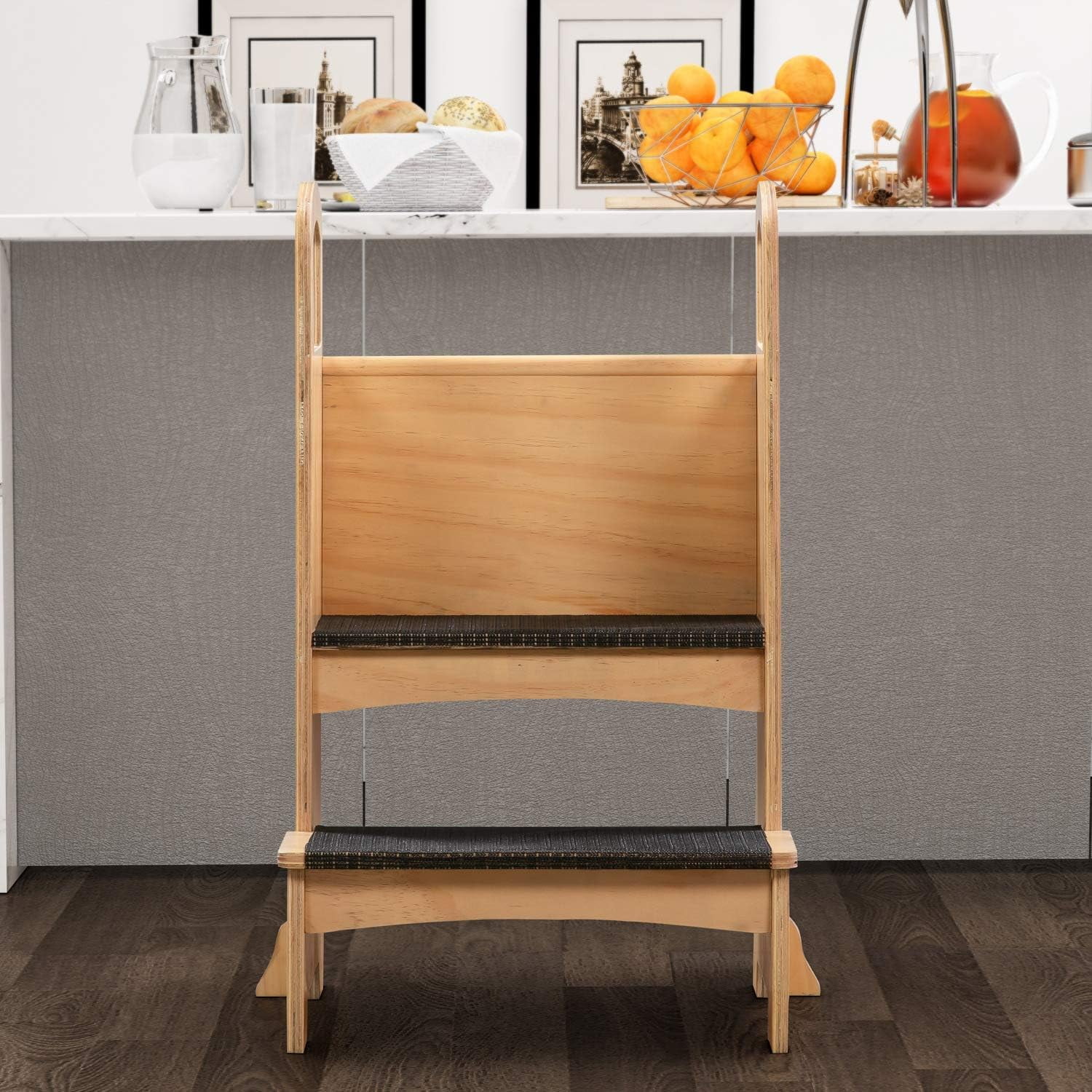 WLGSG Kids Step to It Stool Step Stool Chair Kitchen for Kids Wooden ...