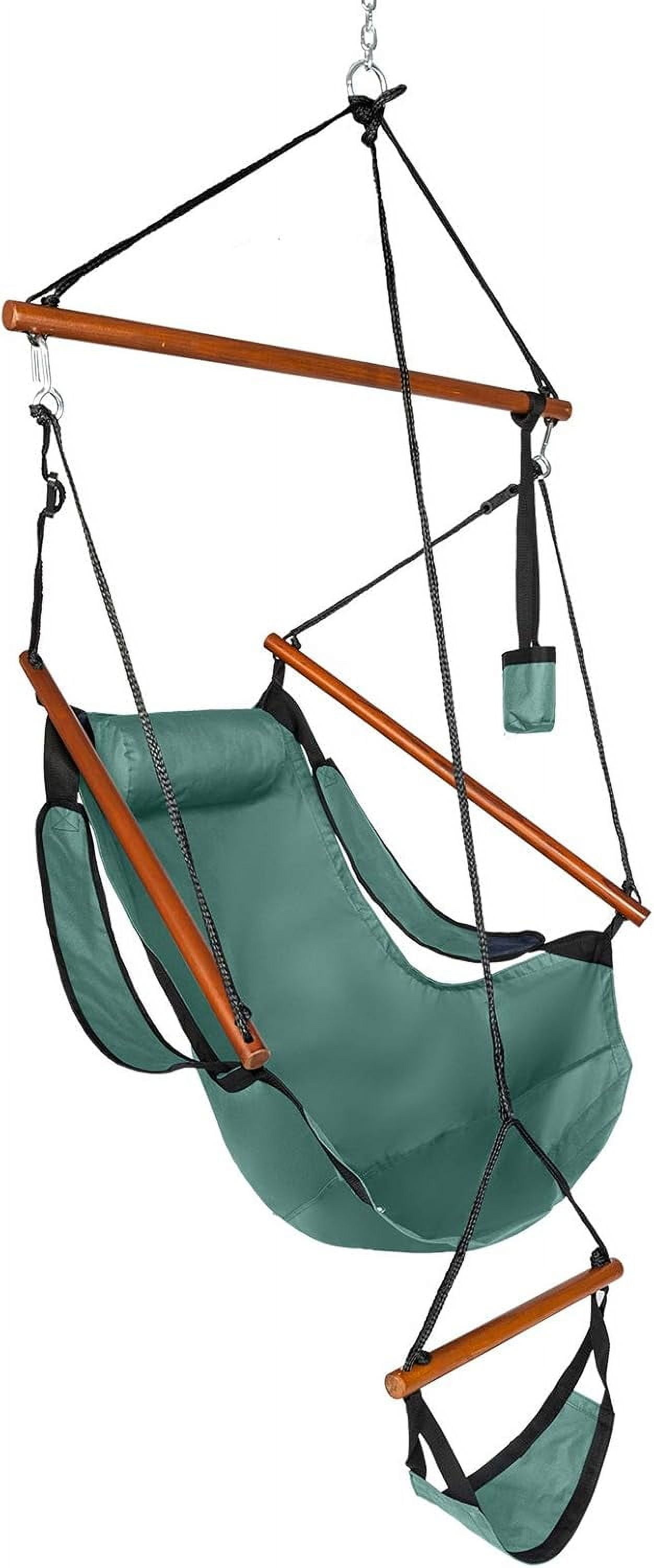 WLGSG Outdoor Hanging Sky Chair, Air Deluxe Swing Seat, with Rope ...