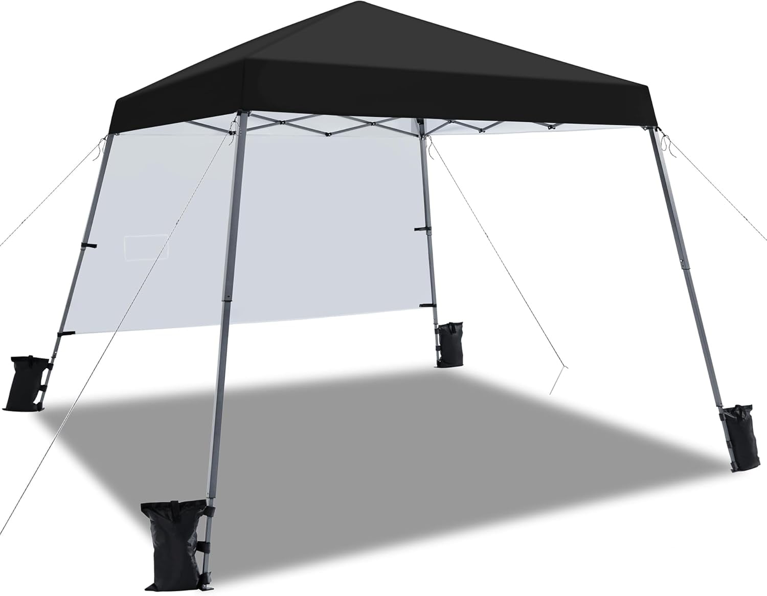 WLGSG Pop Up Canopy Tent with Backpack, 10x10 Base Portable Easy One ...