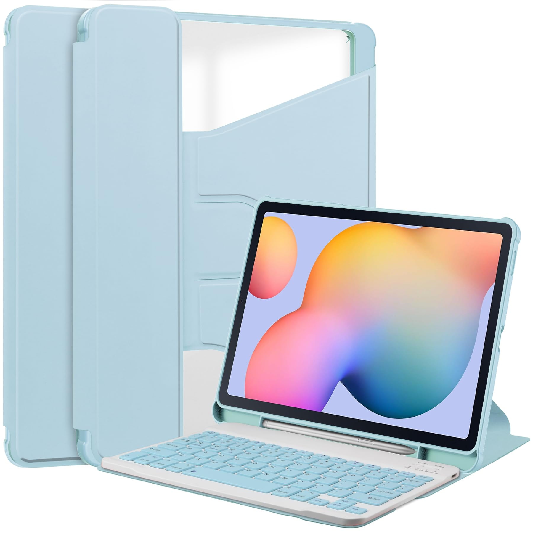 WLH 360 Rotating Keyboard Case for Samsung Galaxy Tab S9 FE 10.9 inch ...