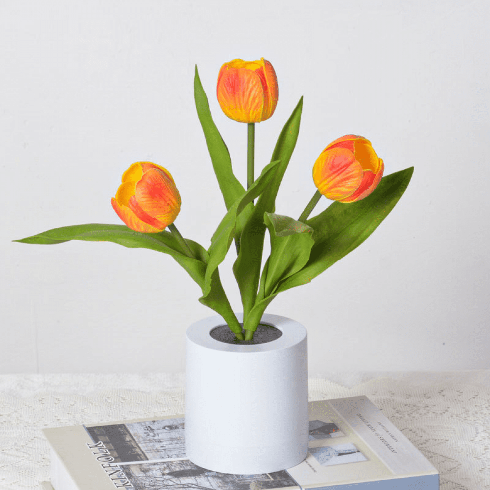 WLHONG TOYS-Led Tulip Table Lamp - Romantic Mood Light with Cute Design ...