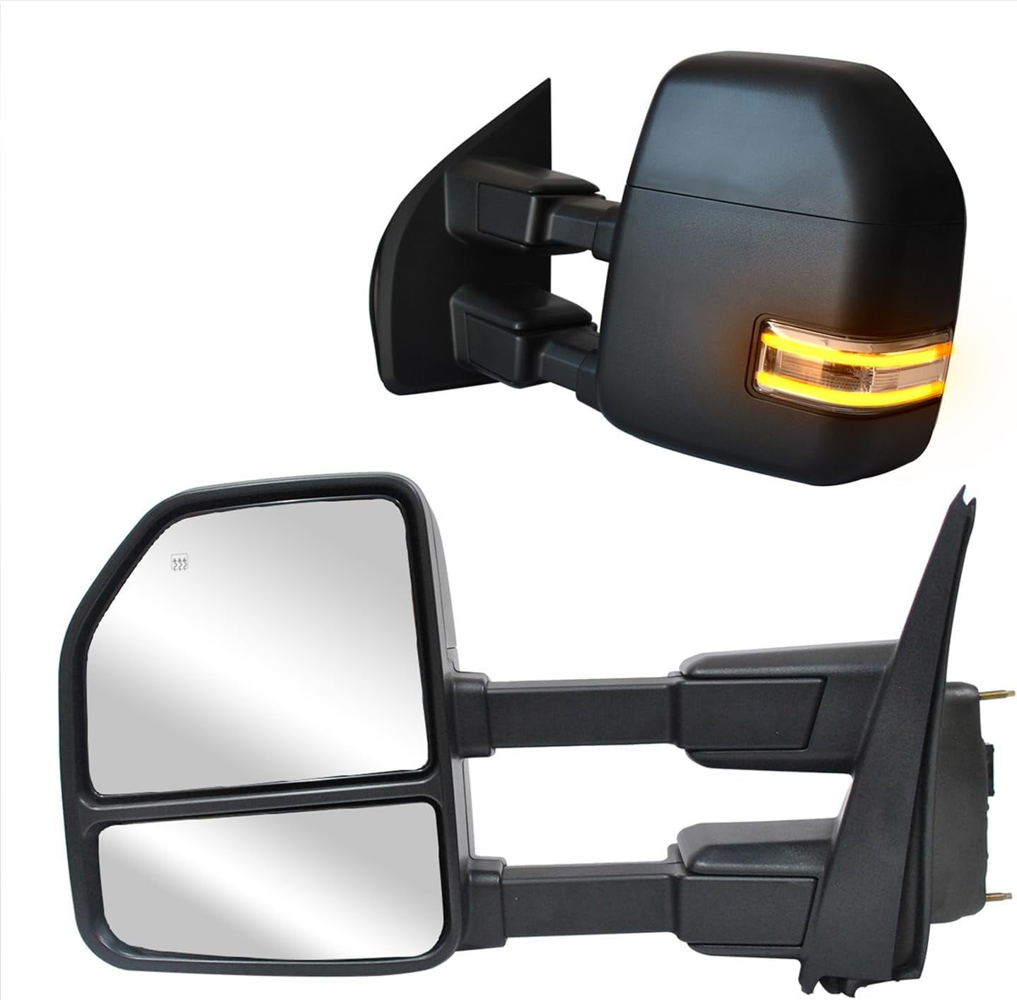 WLLW Towing Mirrors for 2017-2020 Ford F250 F350 F450 F-550 Super Duty ...