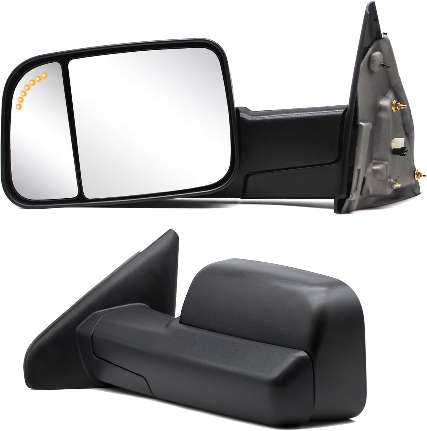 WLLW Towing Mirrors fit for 2002-2008 Dodge Ram 1500 2003-2009 Dodge ...