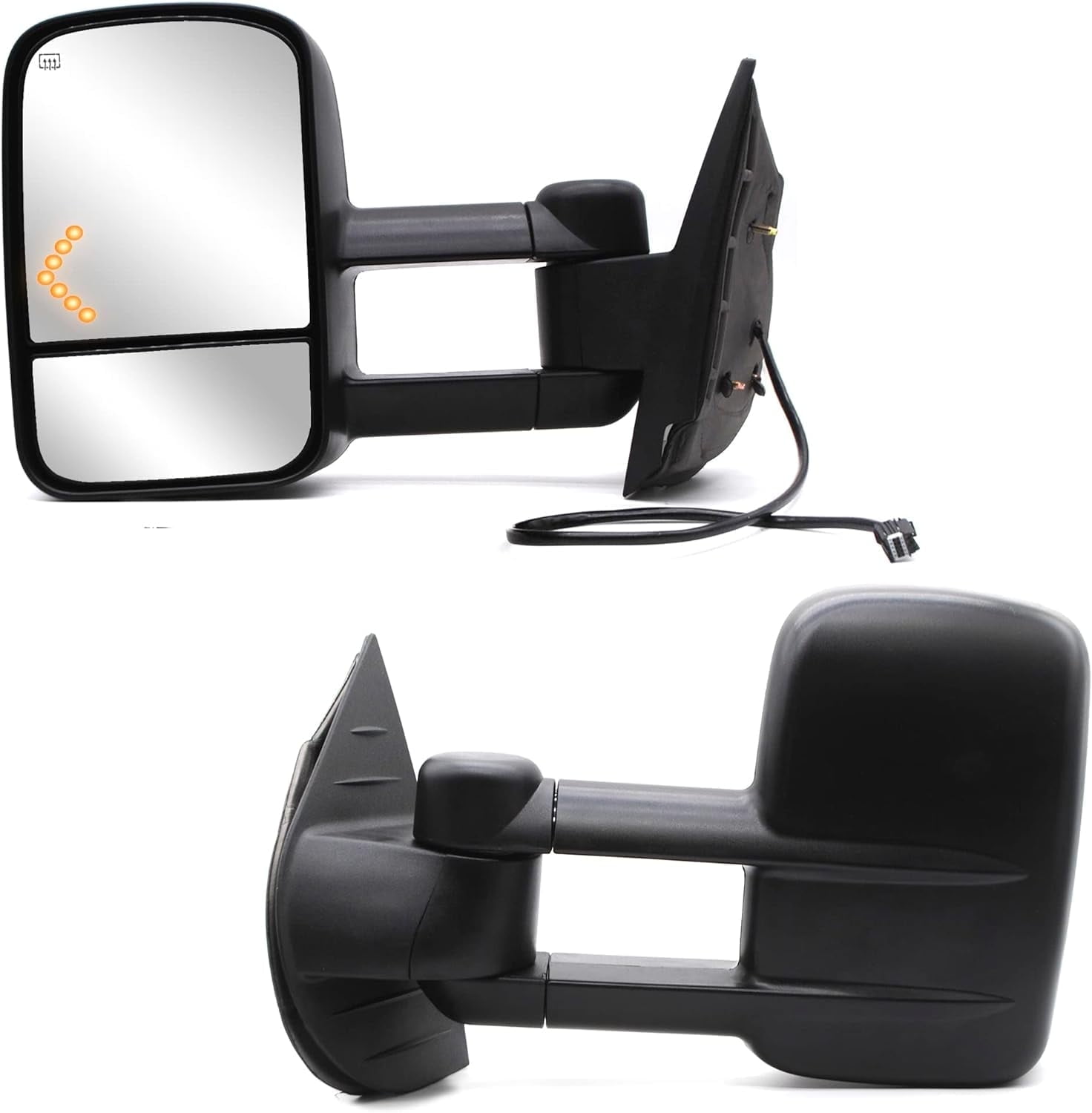 WLLW Towing Mirrors fit for 2007-2014 Chevy Silverado 1500 2500 3500 ...
