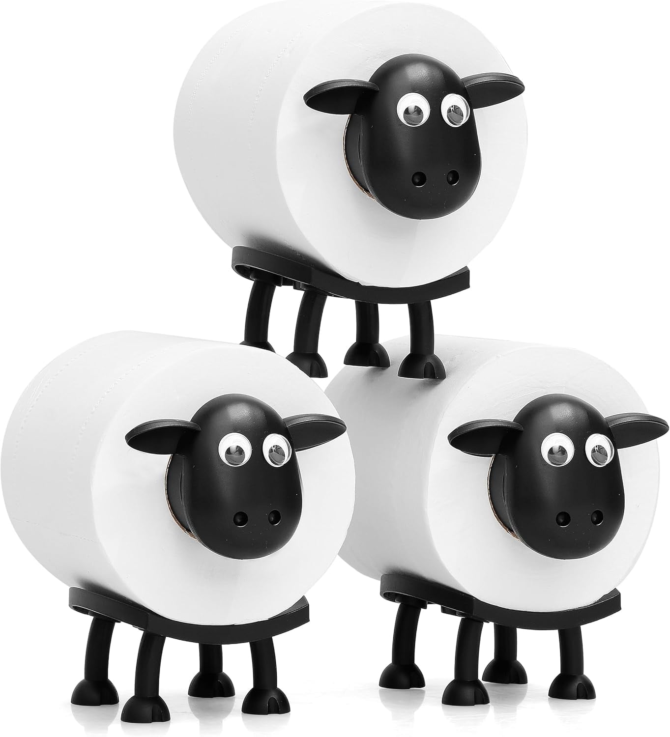 WLLWL Sheep Toilet Roll Holder - Funny Toilet Paper Holder Free ...
