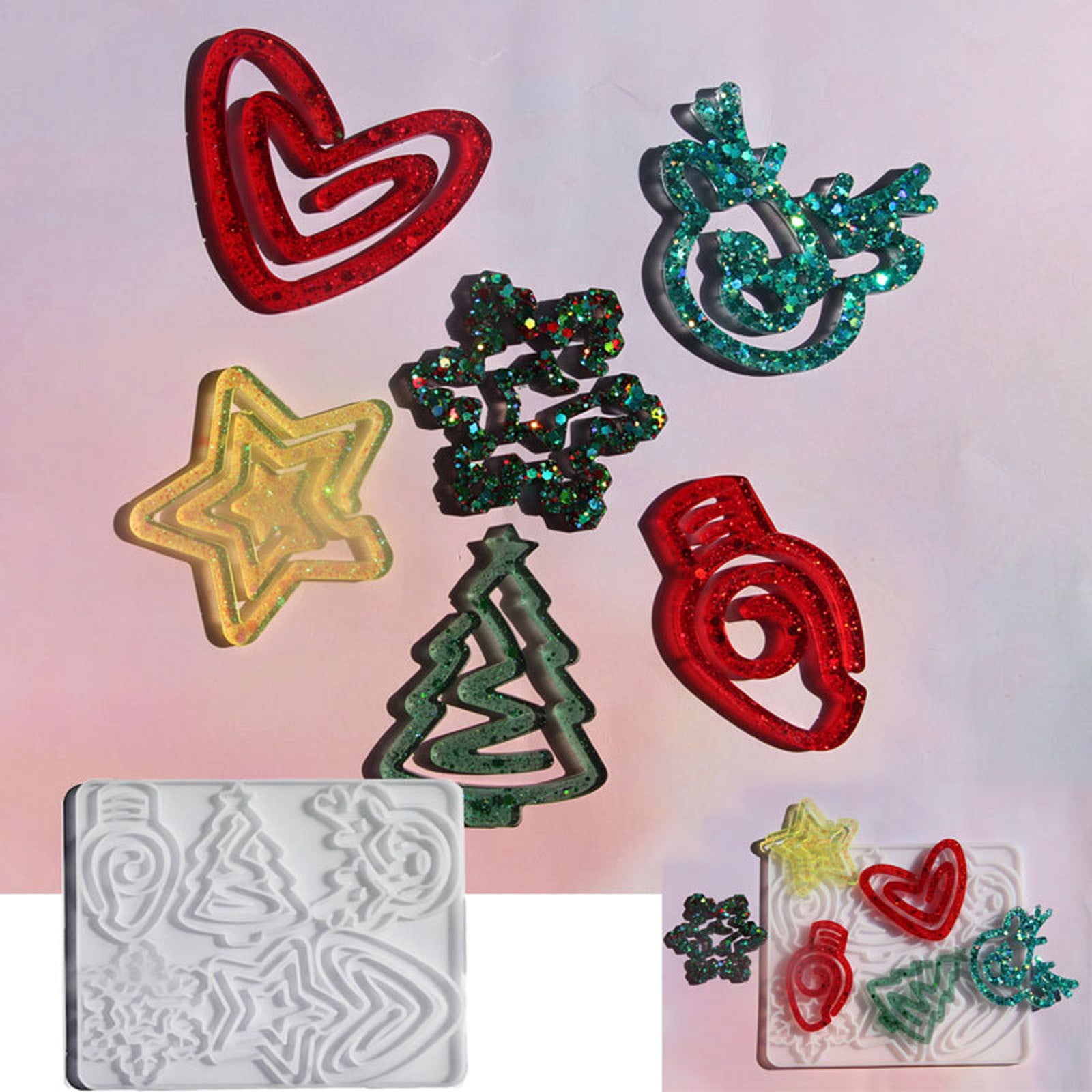 WLOELOEW A Cute Paperclip Bookmark Drip Molds - Walmart.com