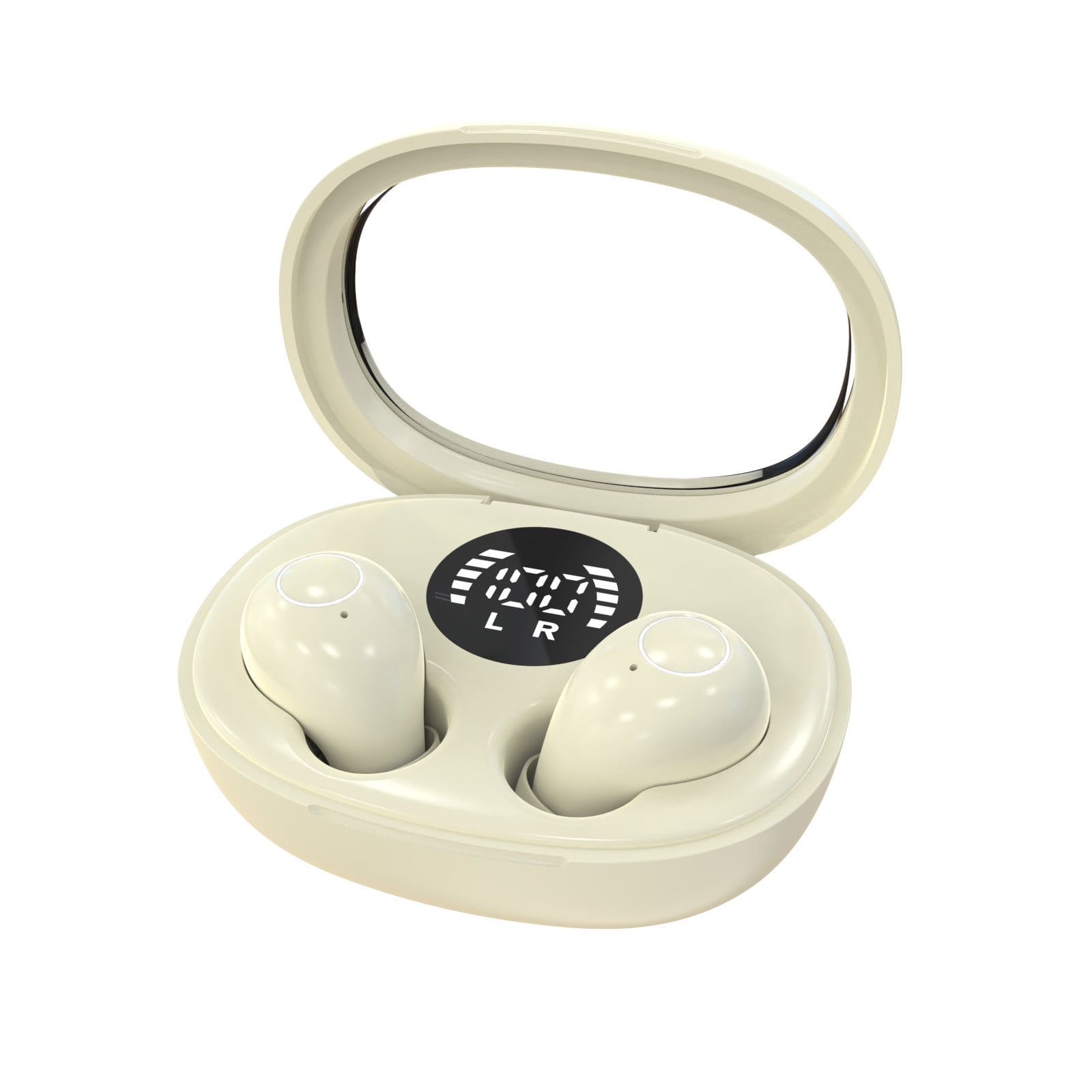 WLOELOEW Beige In Ear Surround Sound Low Latency High Battery Fast ...