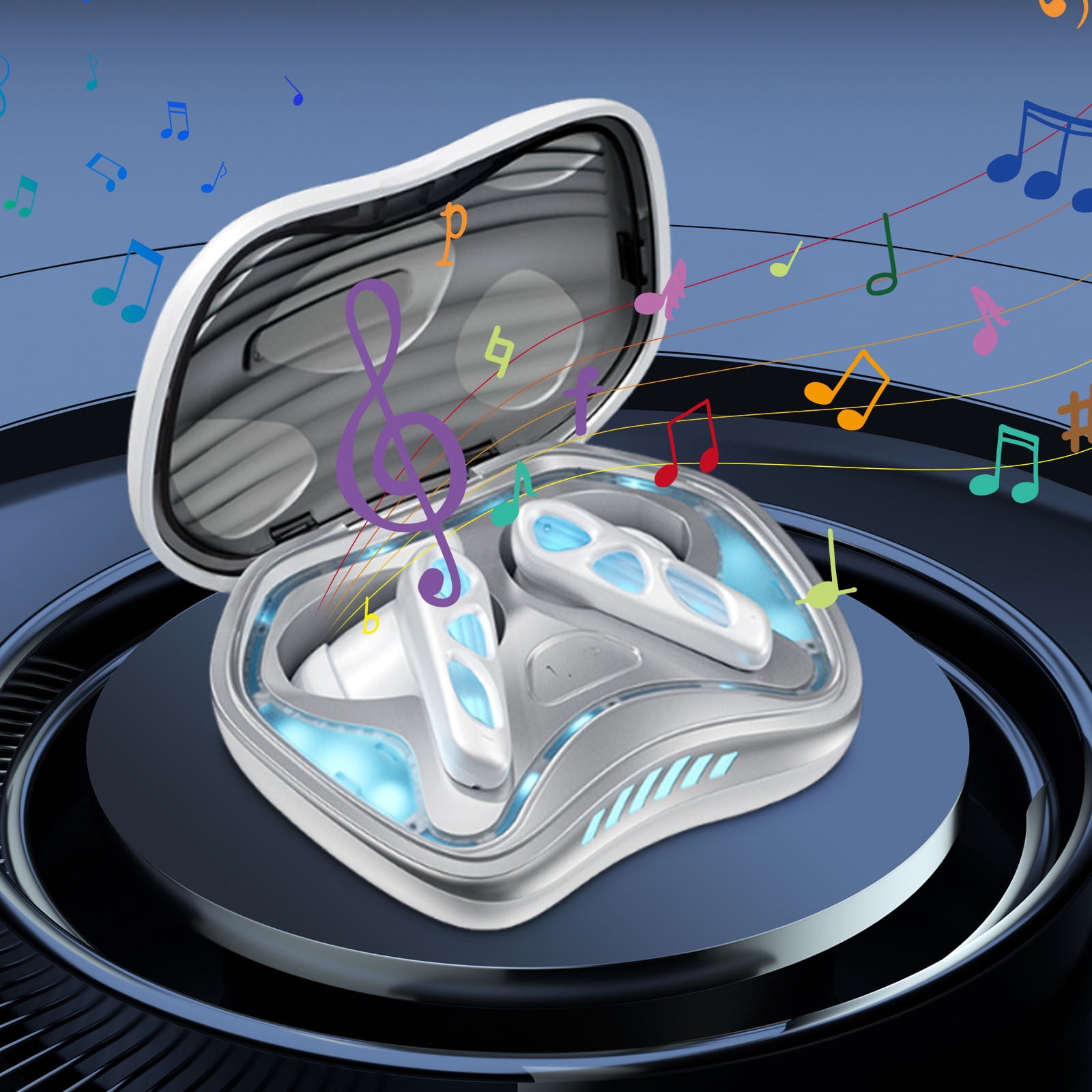 WLOELOEW Gaming Headset - Wireless Bluetooth In - Ear Earphone With Low ...