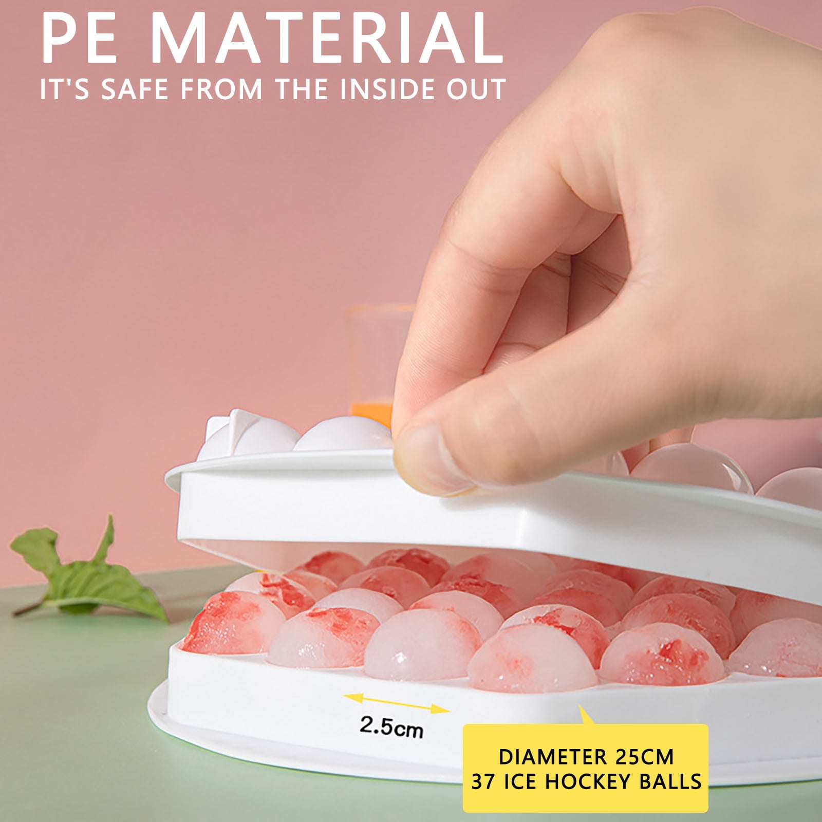 WLOELOEW Homemade Ice Ice Refrigerator Ice Box Spherical Ice Box Home ...