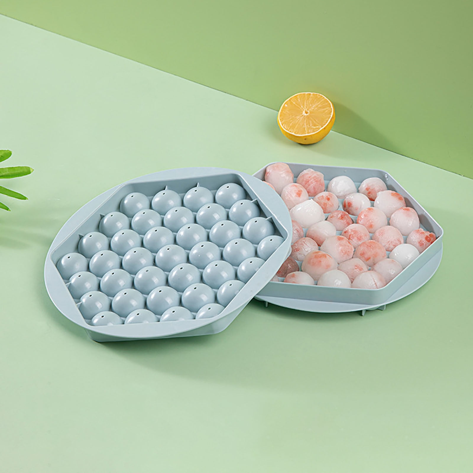 WLOELOEW Homemade Ice Ice Refrigerator Ice Box Spherical Ice Box Home ...