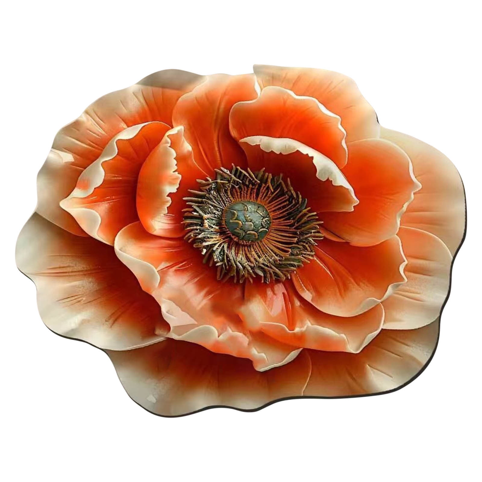 WLOELOEW I-623 C 60X60Cm Shaped Flower Diatom Pulp Carpet With ...