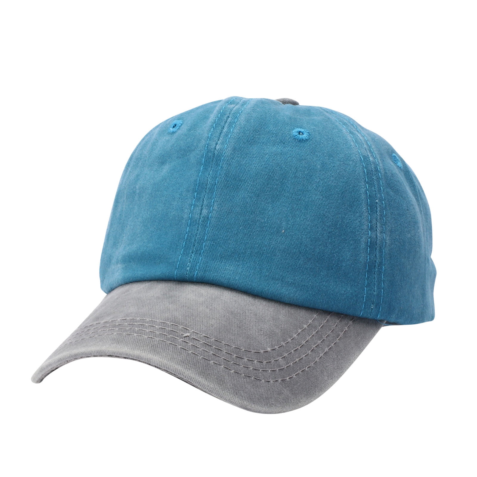 WLOELOEW L-942 Light Blue Baseball Golf Adjustable Classic Low Hat ...