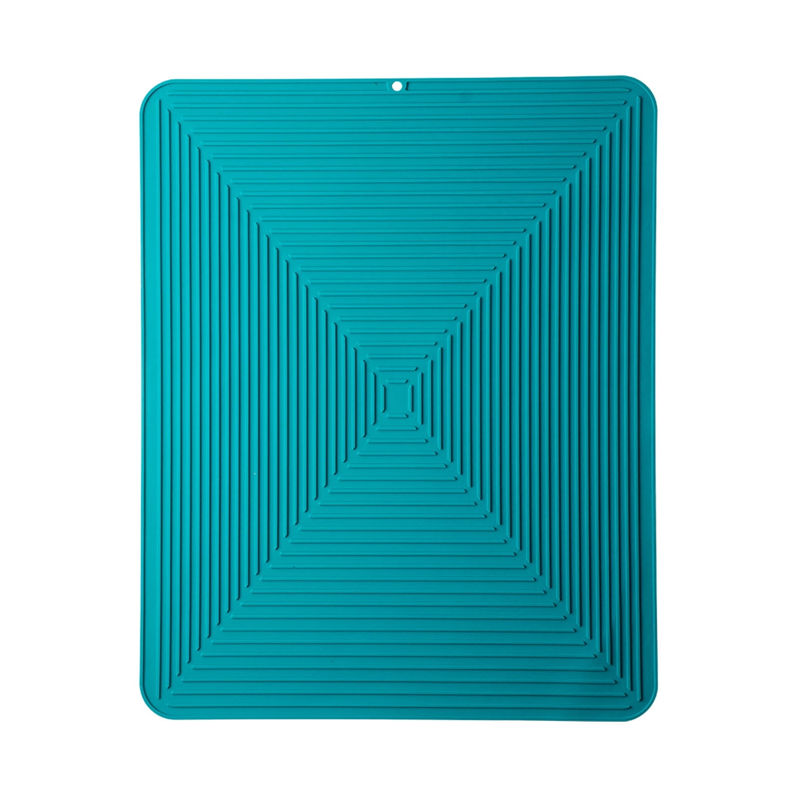 WLOELOEW Lake Green Thickened Dining Mat For Bar Table Drainage Slip ...