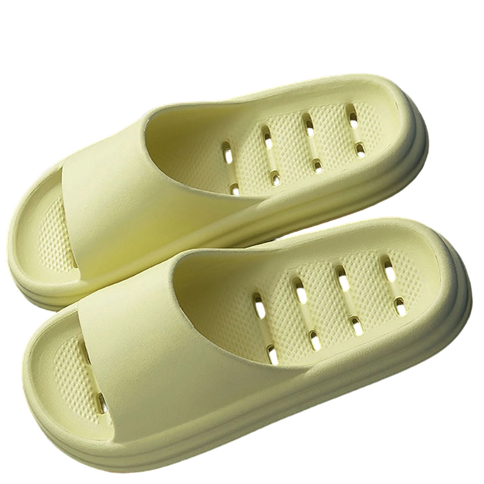 WLOELOEW Women'S Non Slip Bathroom Shower Slippers For Hotel Home ...