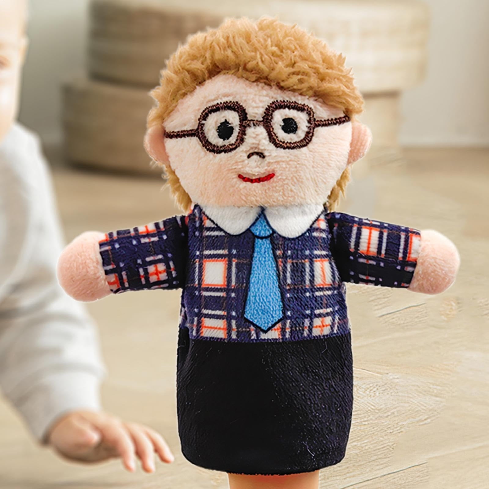 WLOELOEW multicolor Finger Family Puppets Cartoons Toddler Puppets ...