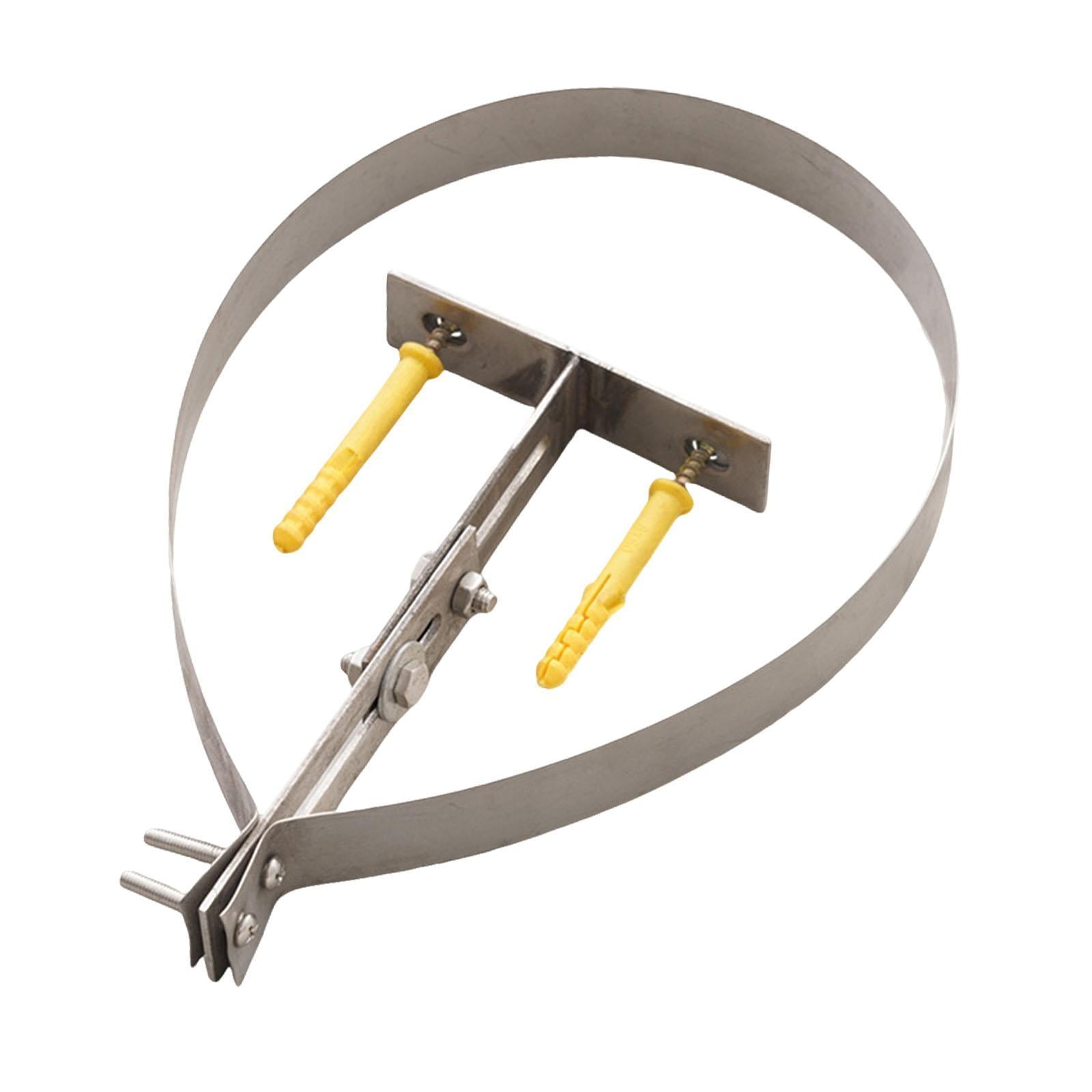 WLPZXP Chimney Pipe Bracket Adjustable Length Flue Liner Clamp with ...