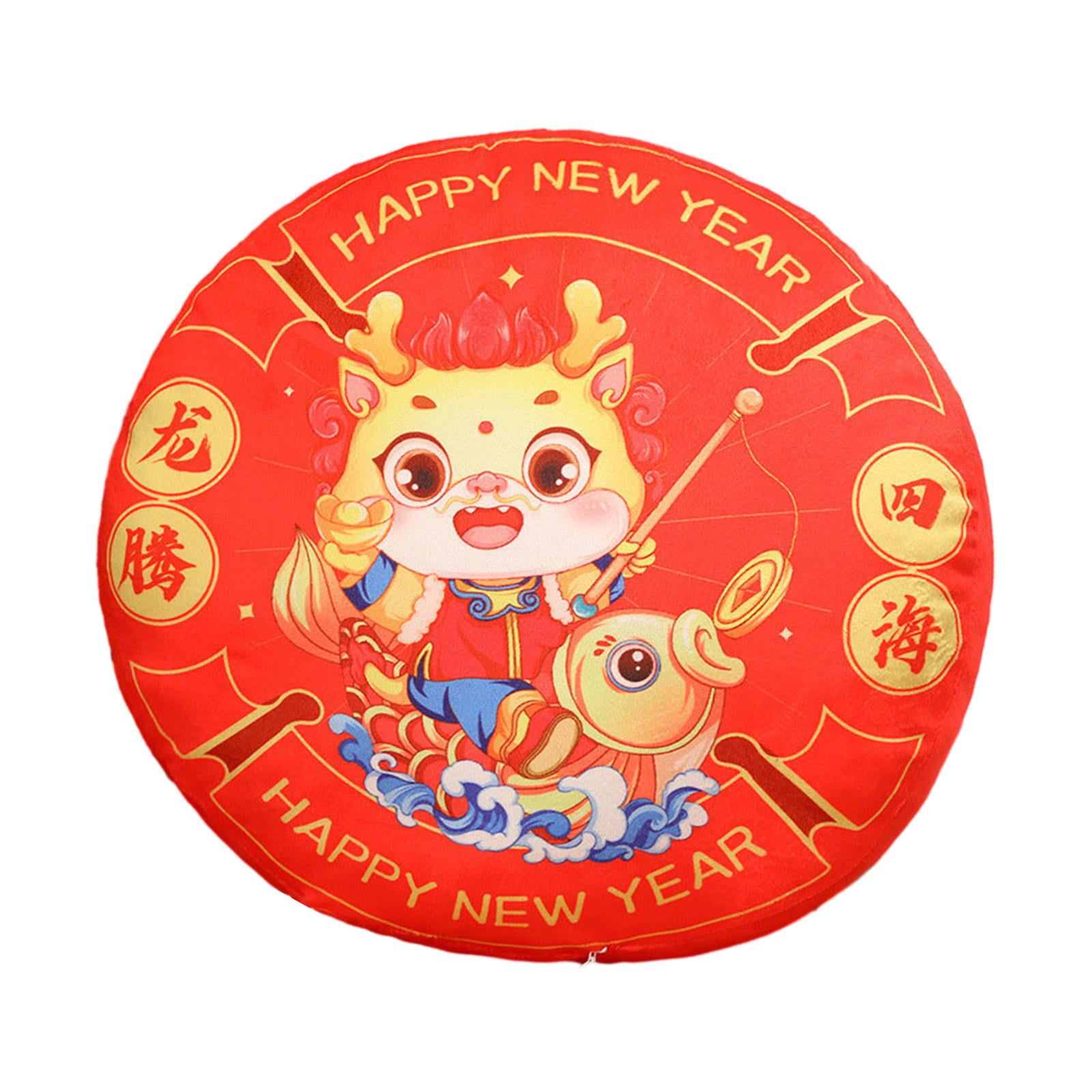 WLPZXP Chinese New Year Pillow Sofa Pillow Dragon Pillow Decorative ...