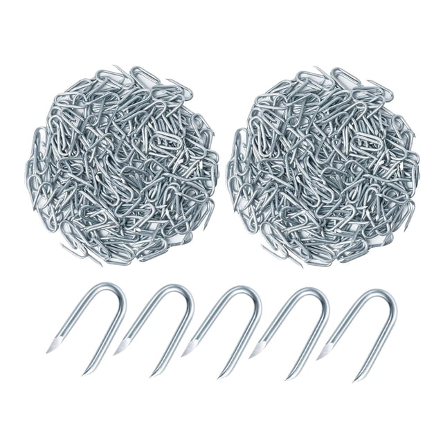 WLPZXP Galvanized U Shaped Fasteners Nails U Shaped Fasteners Staples ...