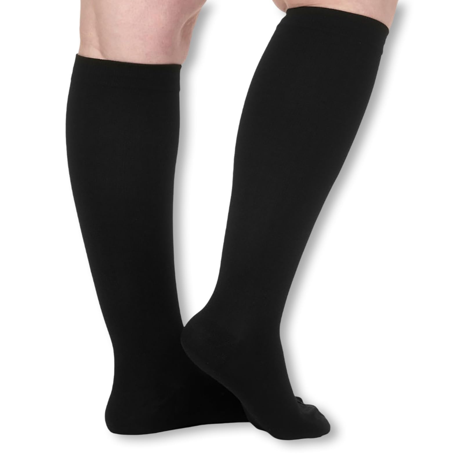 WLQ Compression Socks for Women Wide Calf, Socks, Everstride Wide ...