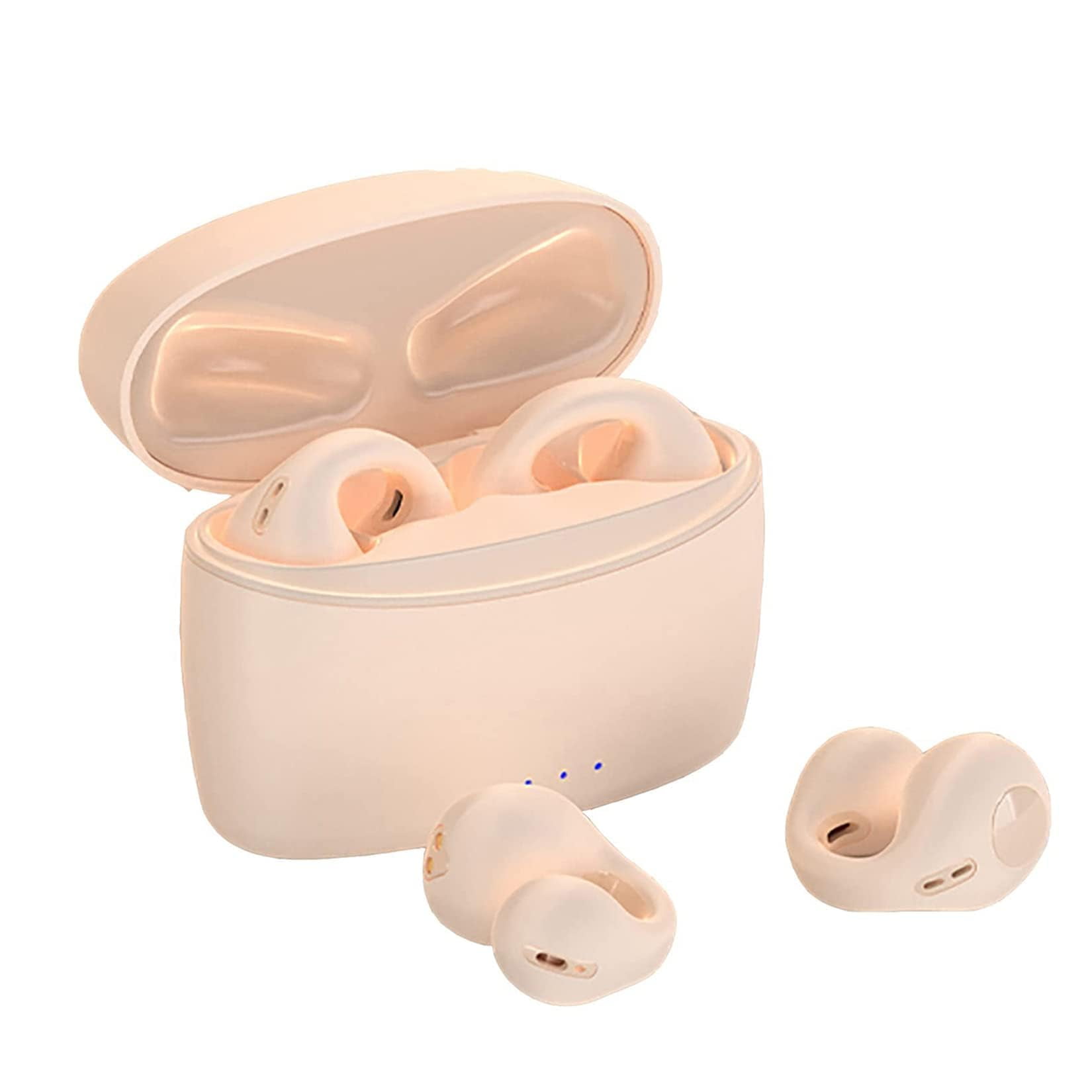 WLQ Ear Clip Bone Conduction Headphones Head Set Clip On Open Ear Bone ...