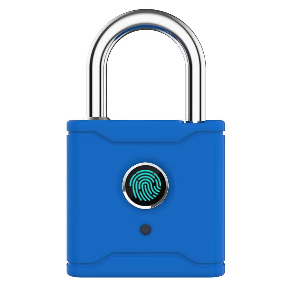 WLQ Fingerprint Padlock, Locker Lock Bluetooth Thumbprint Lock, Smart ...