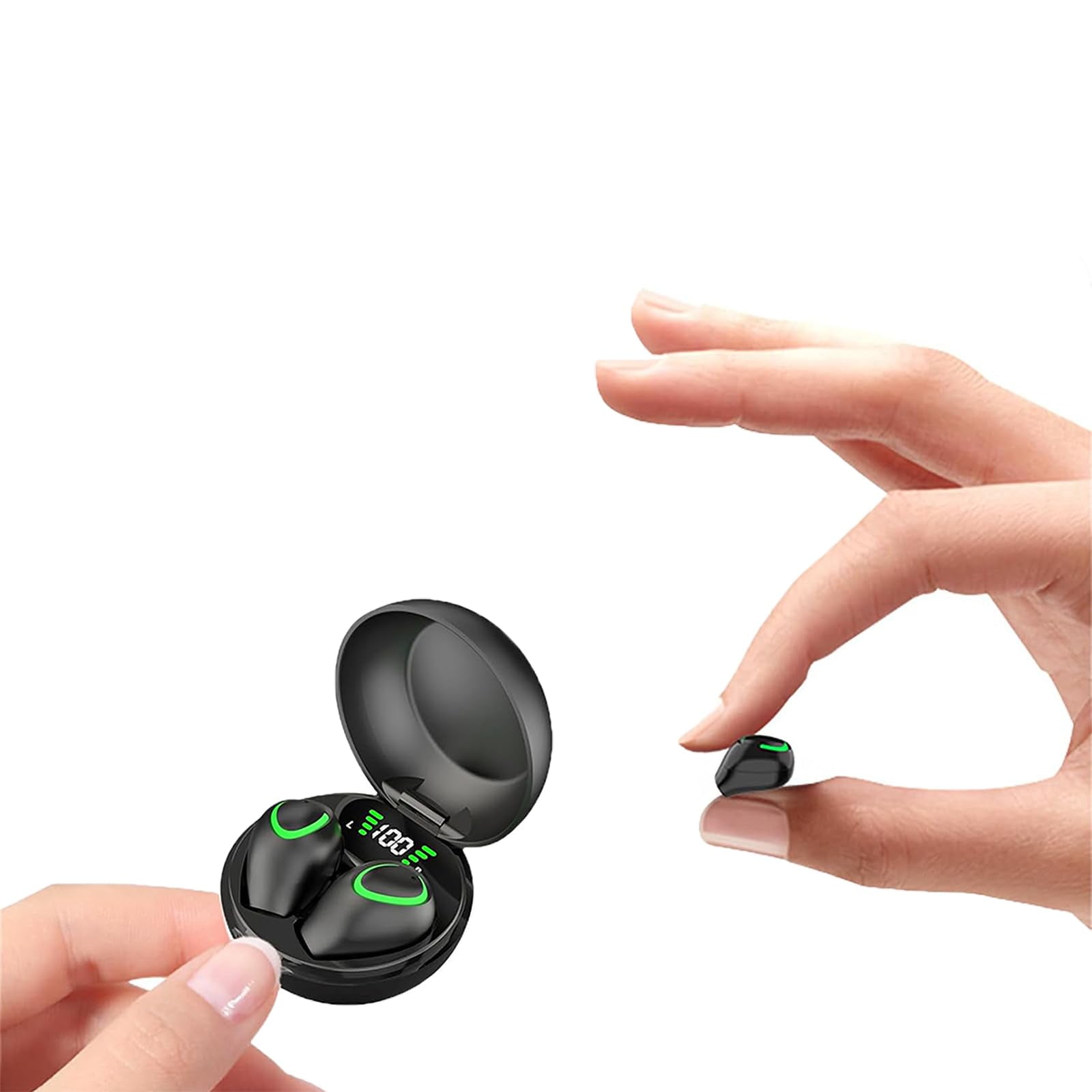WLQ Invisible Earbuds Micro Hidden Ear Buds Small Noise Cancelling Ear Buds For Small Ears ...