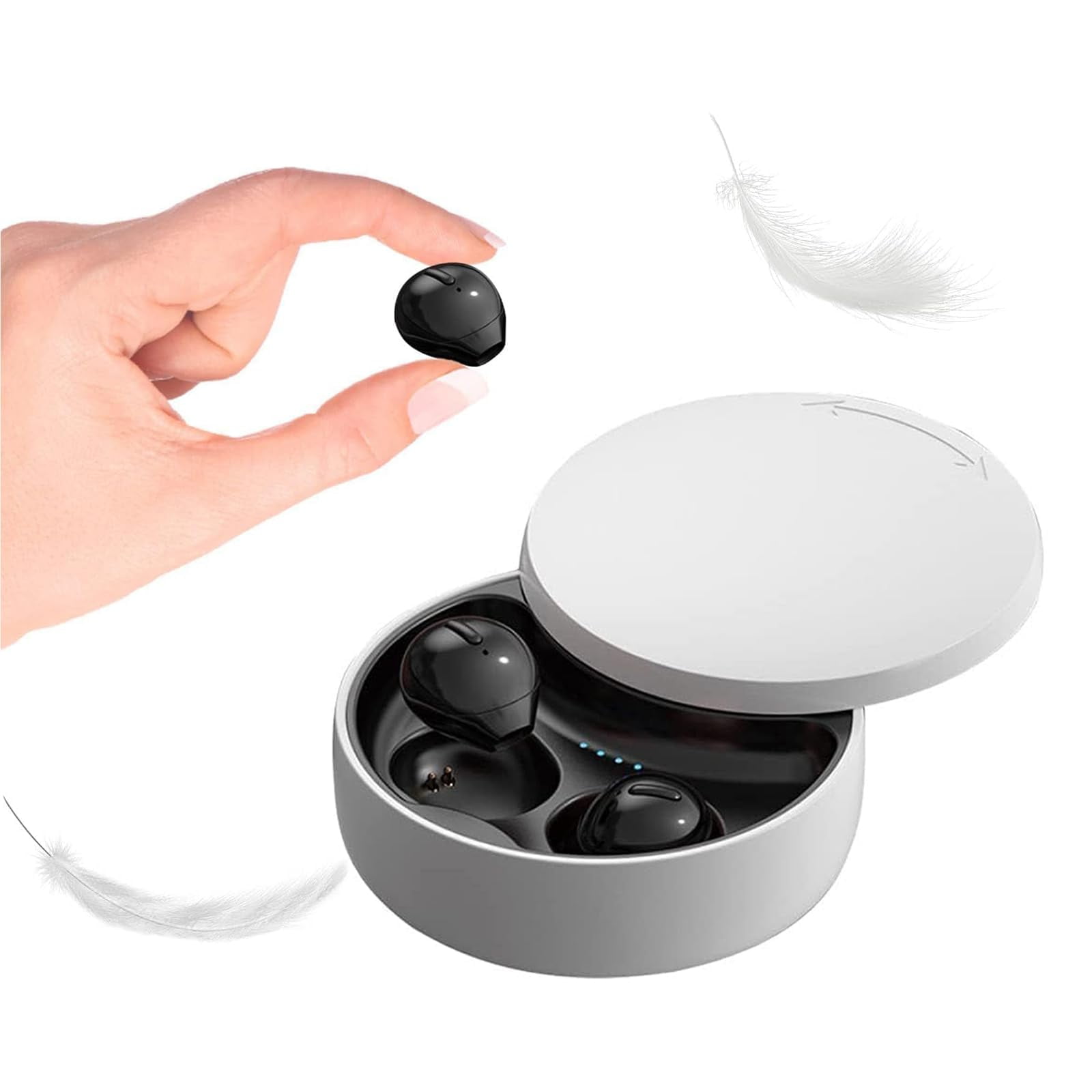WLQ Invisible Earbuds Sleep Smallest Bluetooth Earbuds Mini Wireless ...