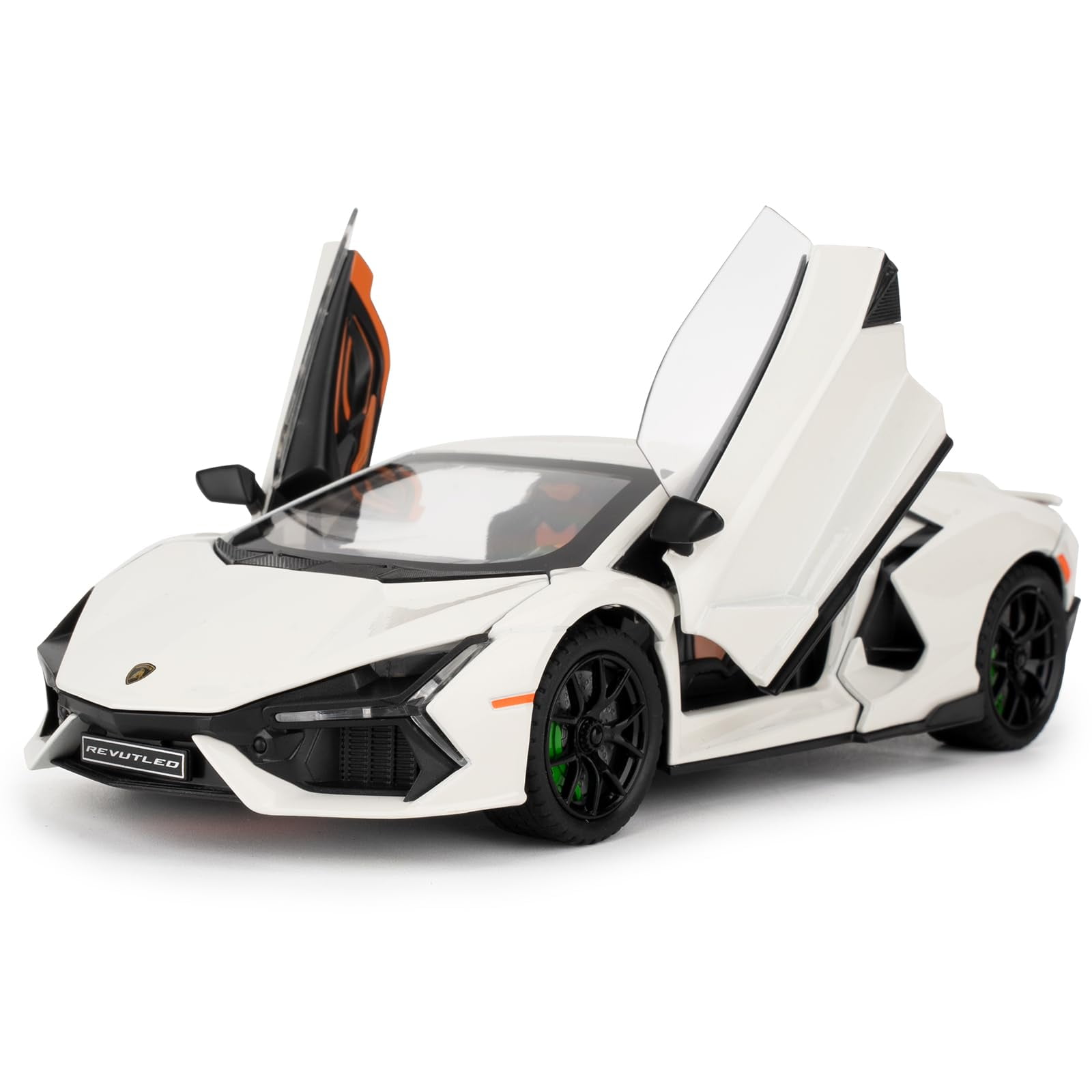 WLQ Lamborghini Reventon Toy Car, 1/24 Diecast Model Car with Sound ...