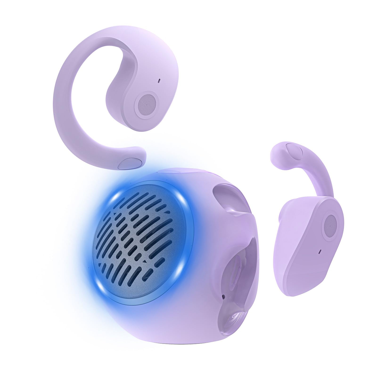 WLQ OWS Hanging Earphones 5.4 Bluetooth Air Bone Conduction Around Over ...