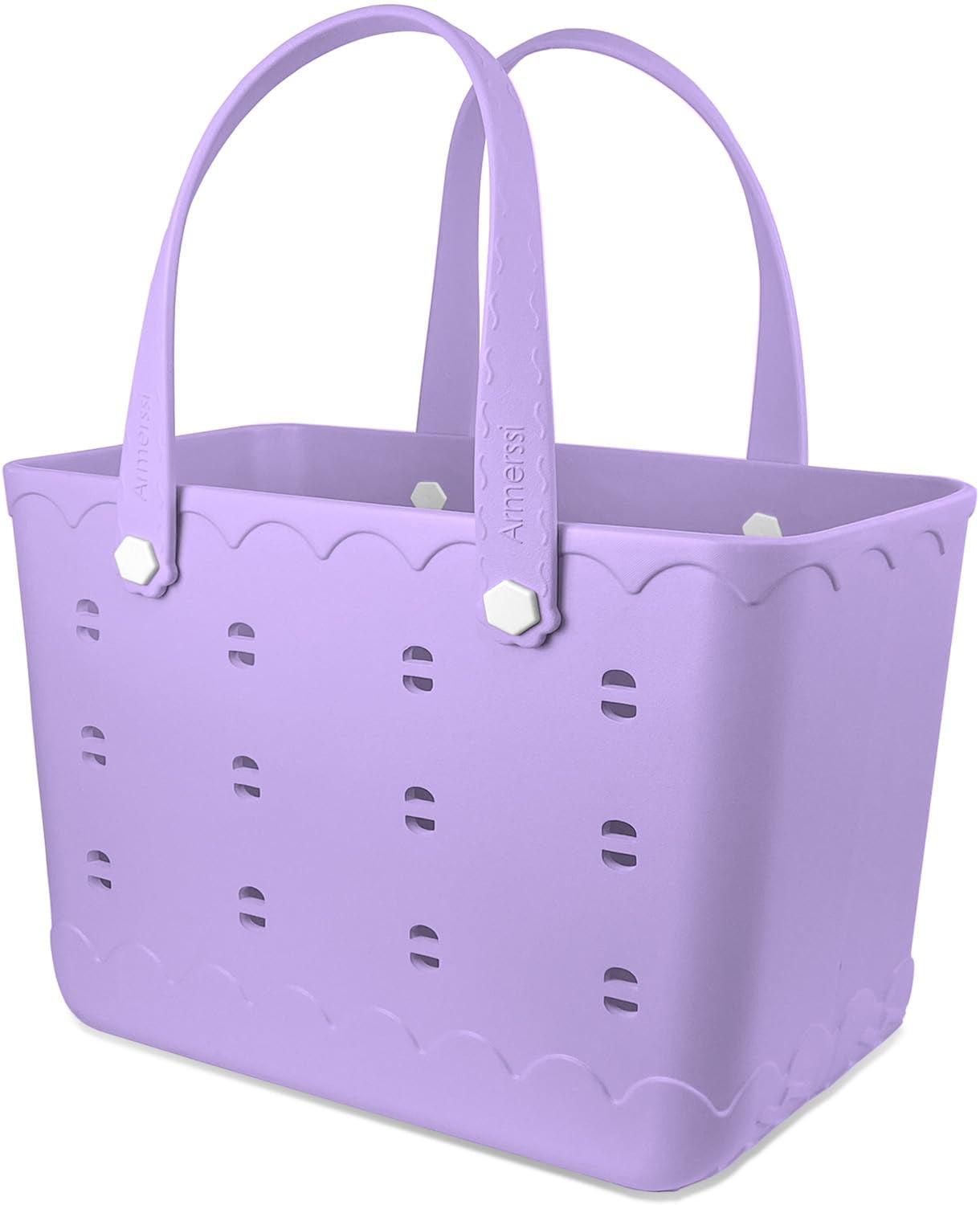 WLQ Rubber Beach Tote Bag Waterproof Tip-Proof Outdoor Tote Bag for the ...