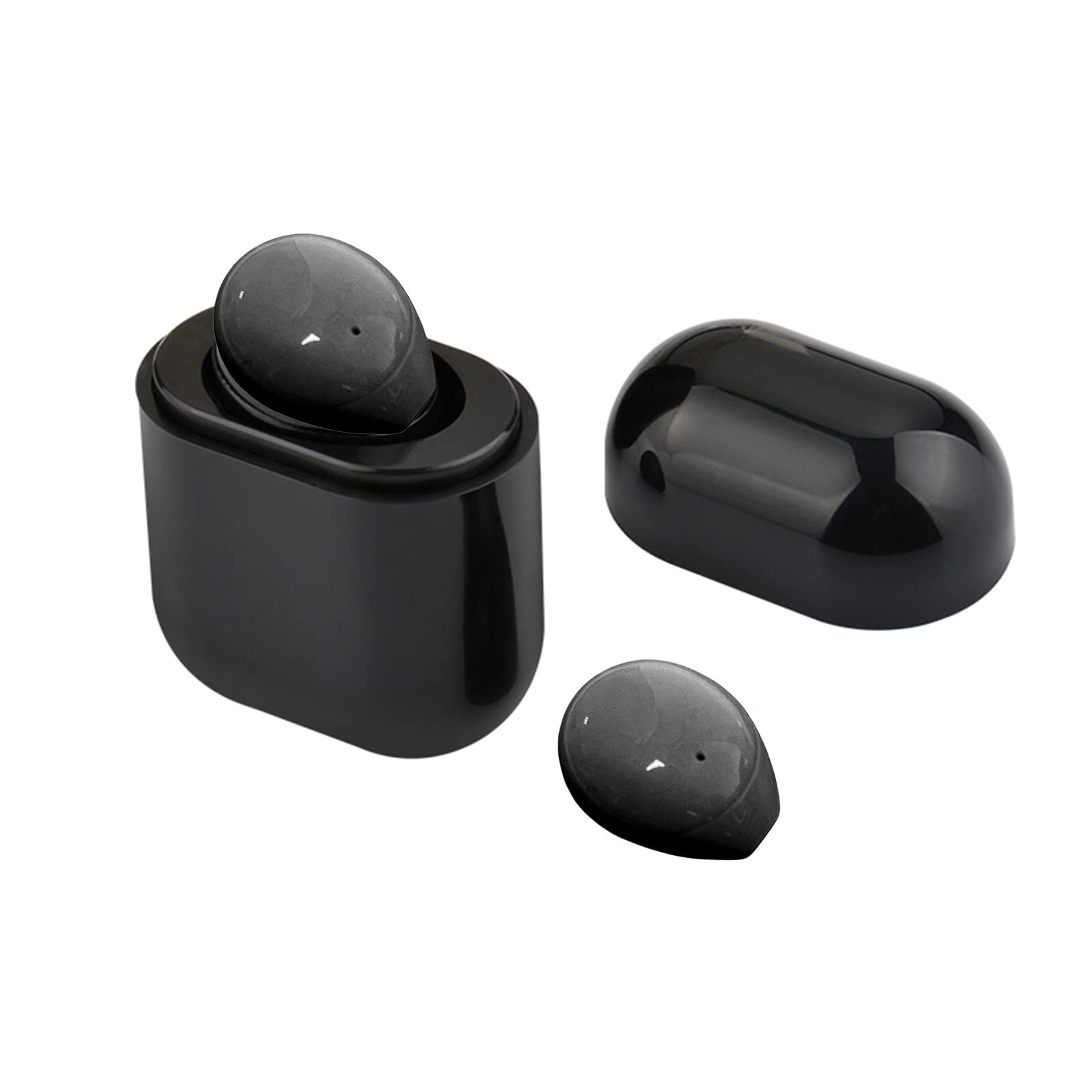 WLQ Single Black Wireless Smallest Invisible Earbuds Hidden for Work ...