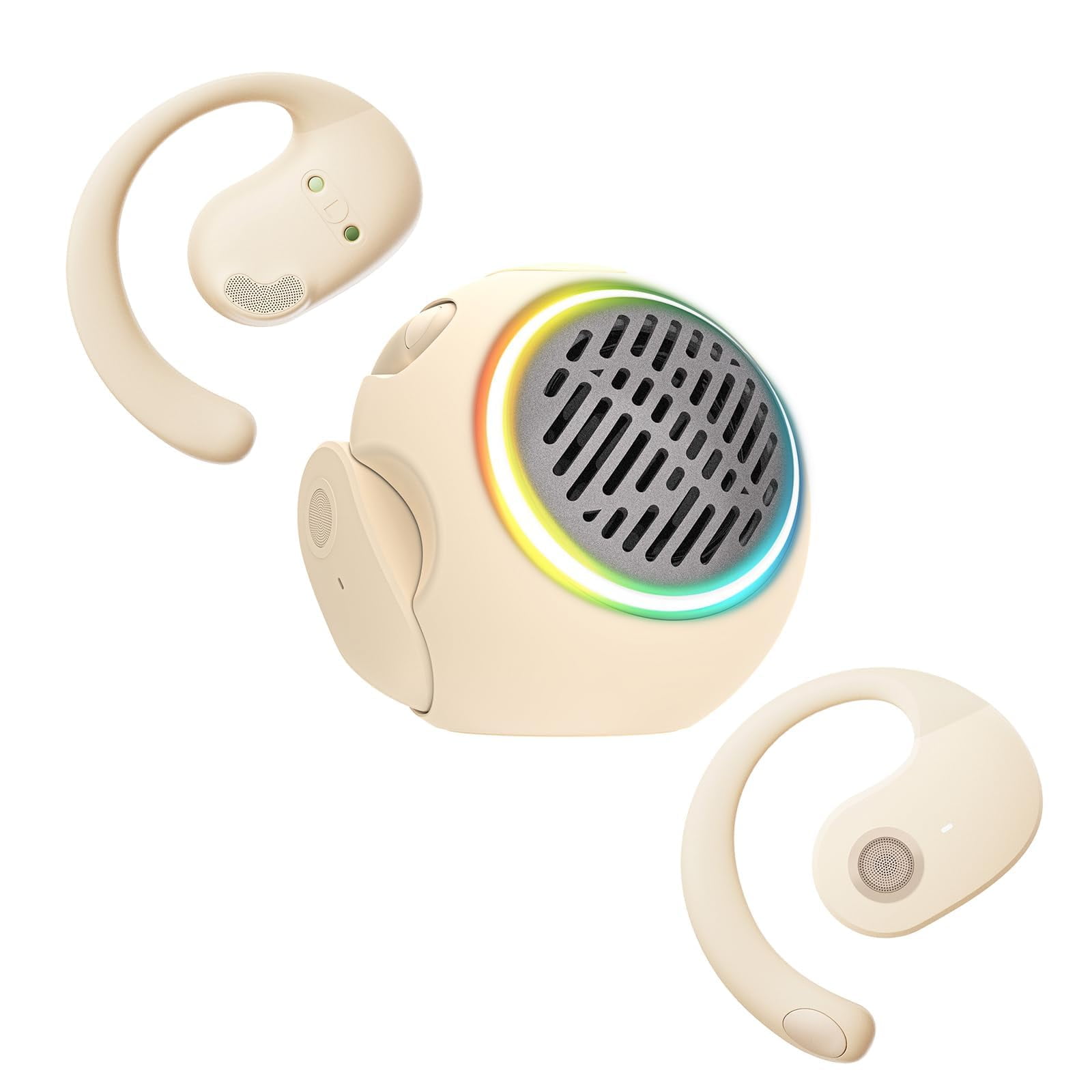 WLQ Wireless Open Ear Over The Ear Earbuds with Portable Small ...