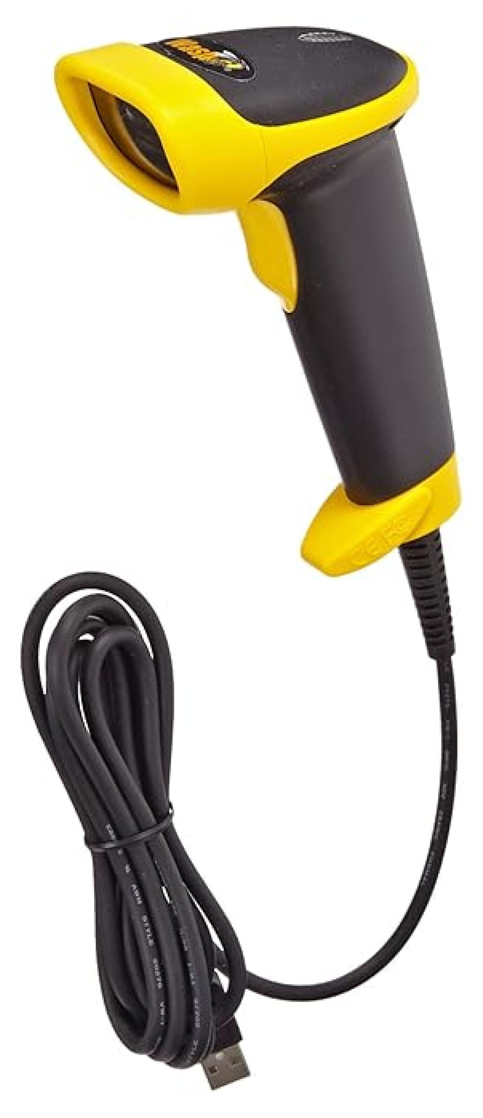WLR8950 Barcode Scanner, Bi-Color CCD USB Barcode Reader, 6ft Cable ...