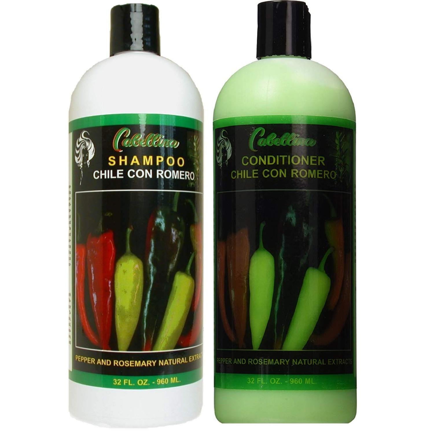 WLSF Shampoo & Conditioner NATURAL CHILE Romero Pepper ROSEMARY CHILI ...