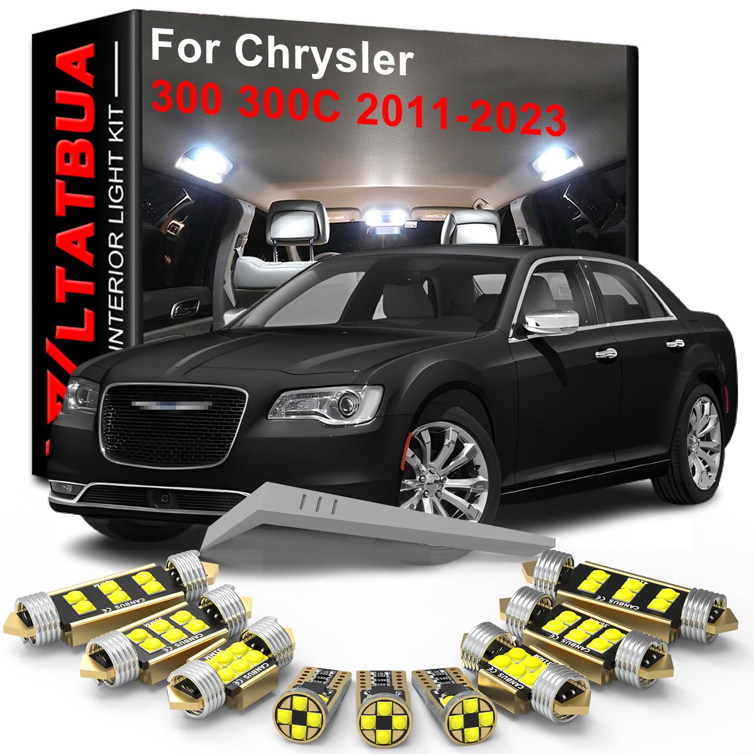 WLTATBUA LED Interior Light DHF10 Kit Package Replacement for CHRYSLER ...
