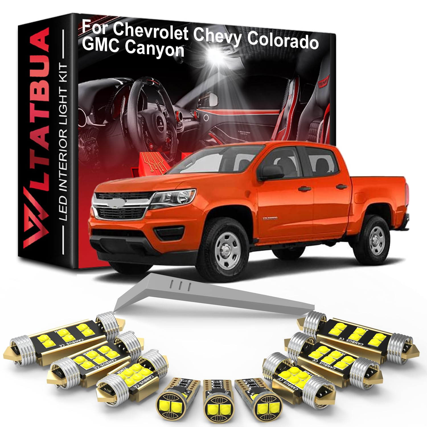 WLTATBUA LED Interior Light IFF17 Kit Package Replacement for Chevrolet ...