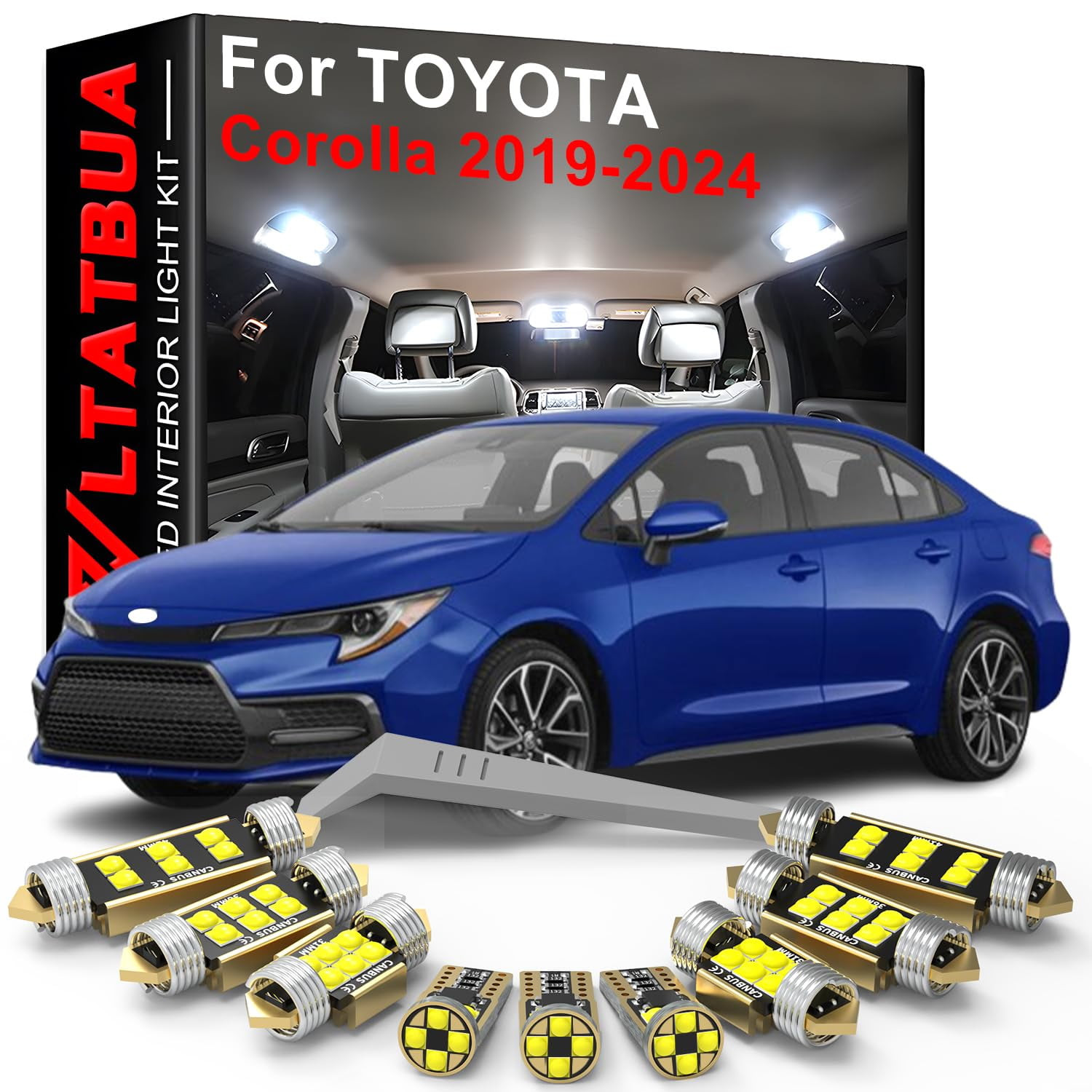 WLTATBUA LED Interior Light OIF8 Kit Package Replacement for TOYOTA ...