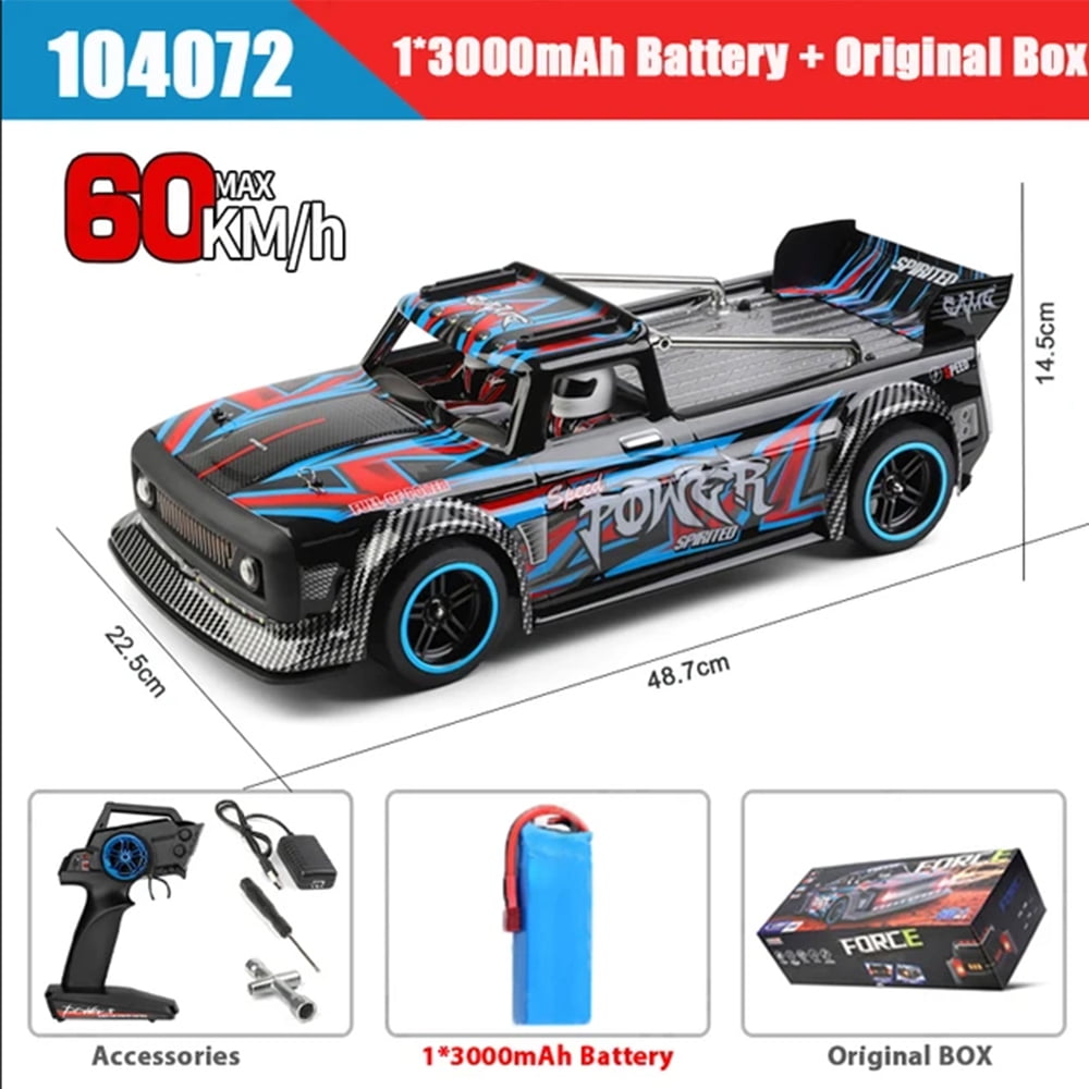WLtoys 104072 RTR 1/10 2.4G 4WD 60km/h Brushless RC Car Drift On-Road ...