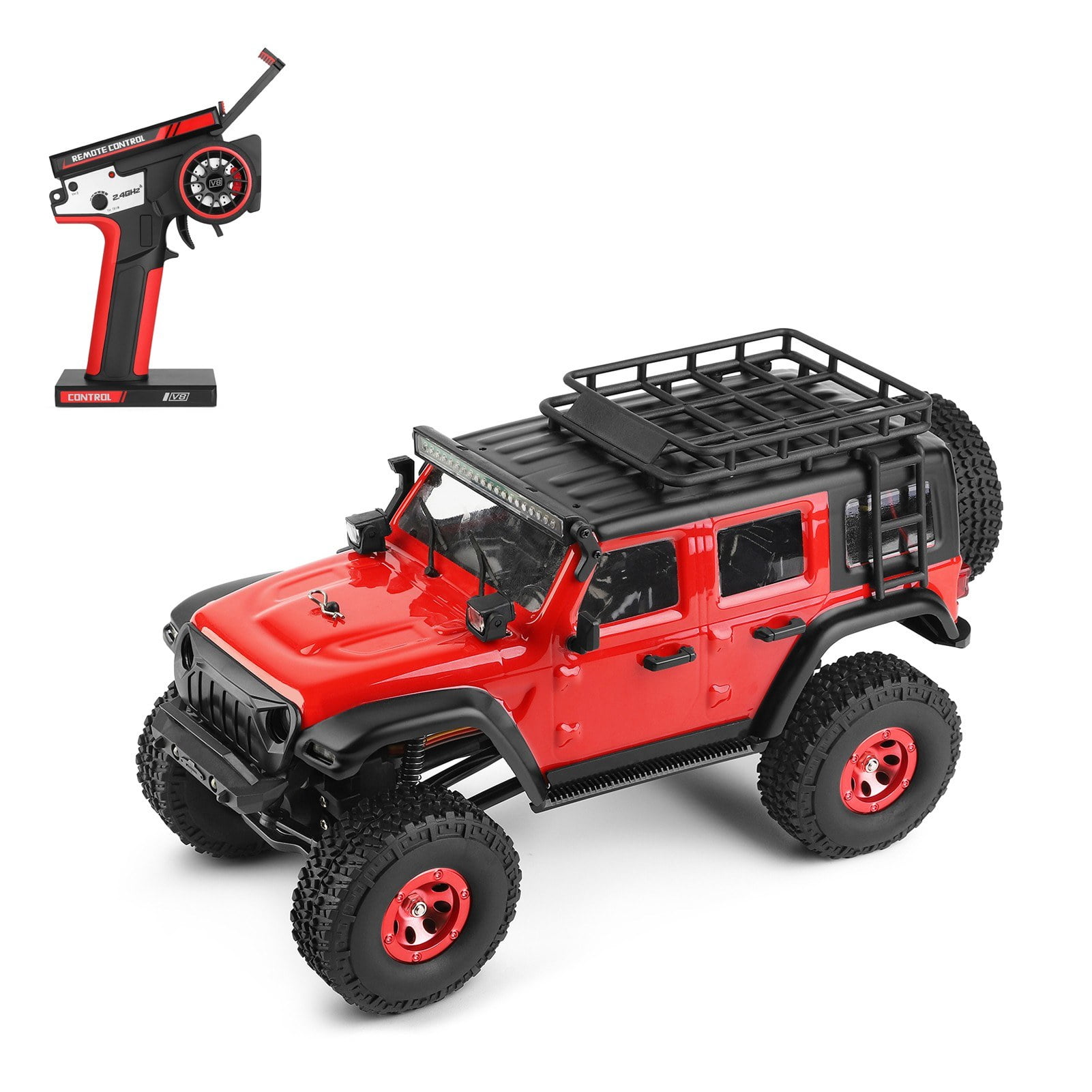 WLtoys 2428 1/24 2.4GHz 4WD Remote Control Off Road Car - Walmart.com