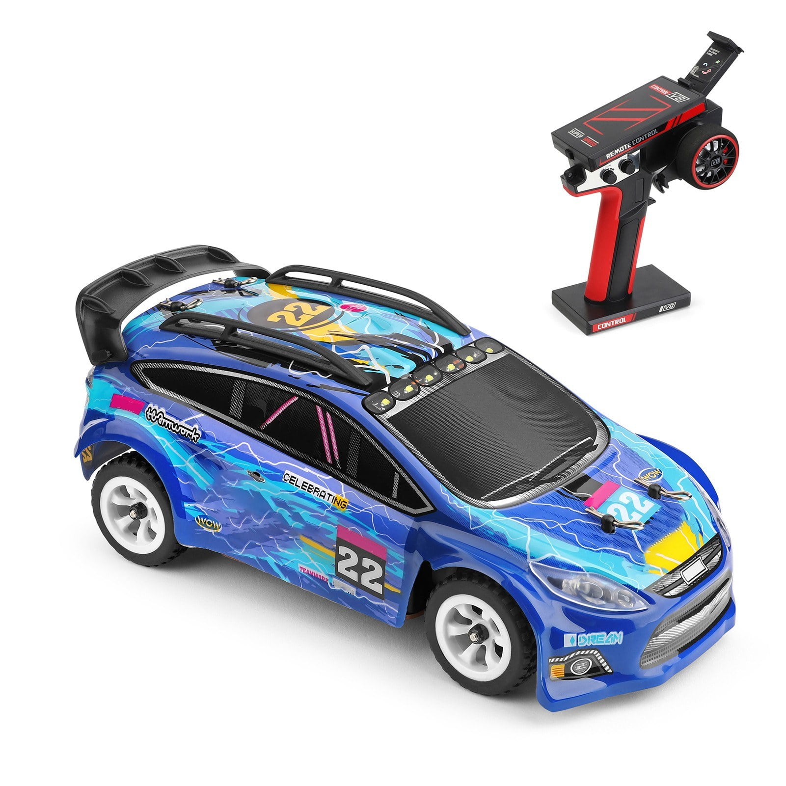 WLtoys 284010 1/28 Remote Control Race Car 30KM/H Metal Chassis RTR ...