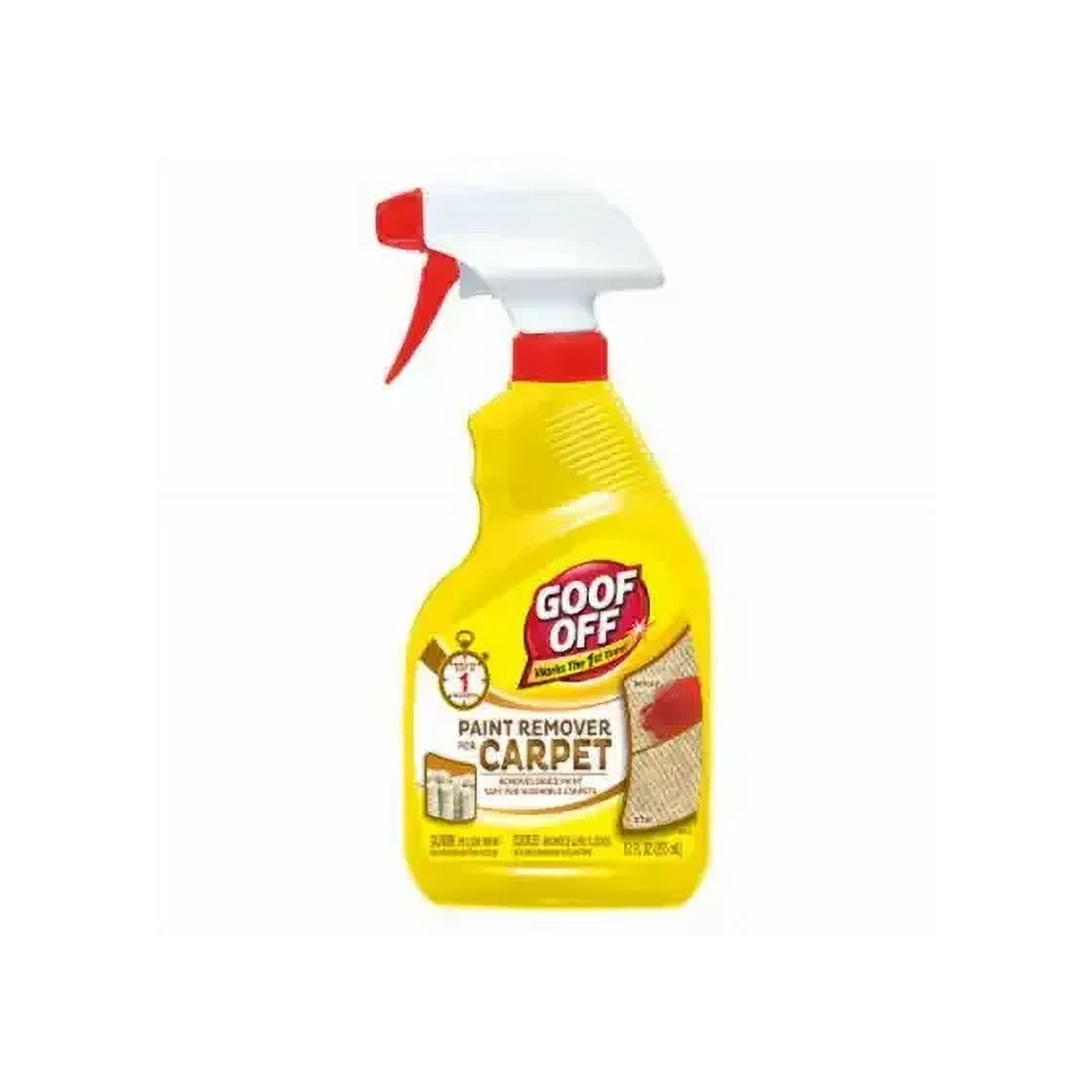 WM Barr Goof Off FG910 Paint Remover, Carpet Cleaner, 12 oz, Tough ...
