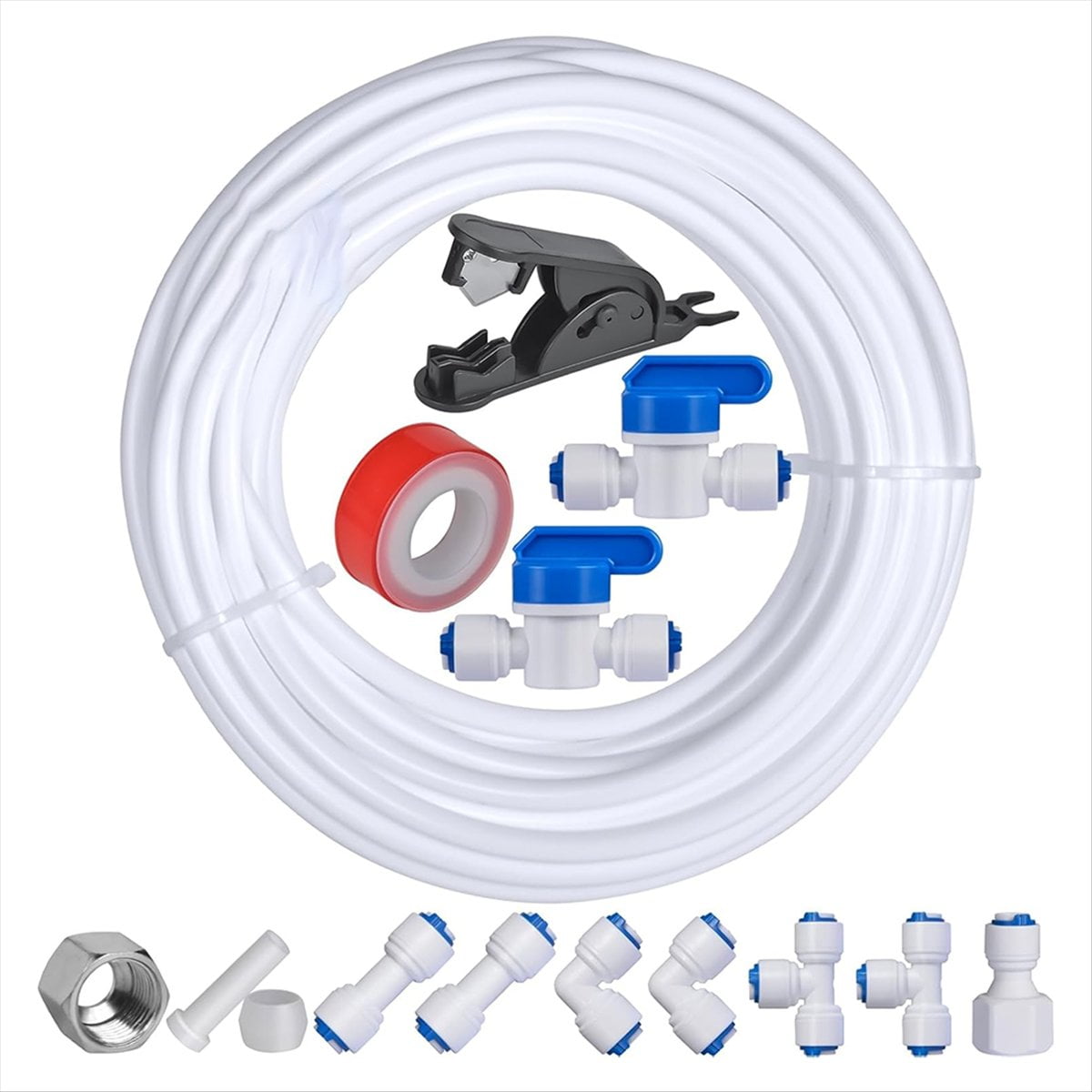 WM25 32.8ft Refrigerator Water Line Kit ,1/4inch OD Water Line Kit for ...