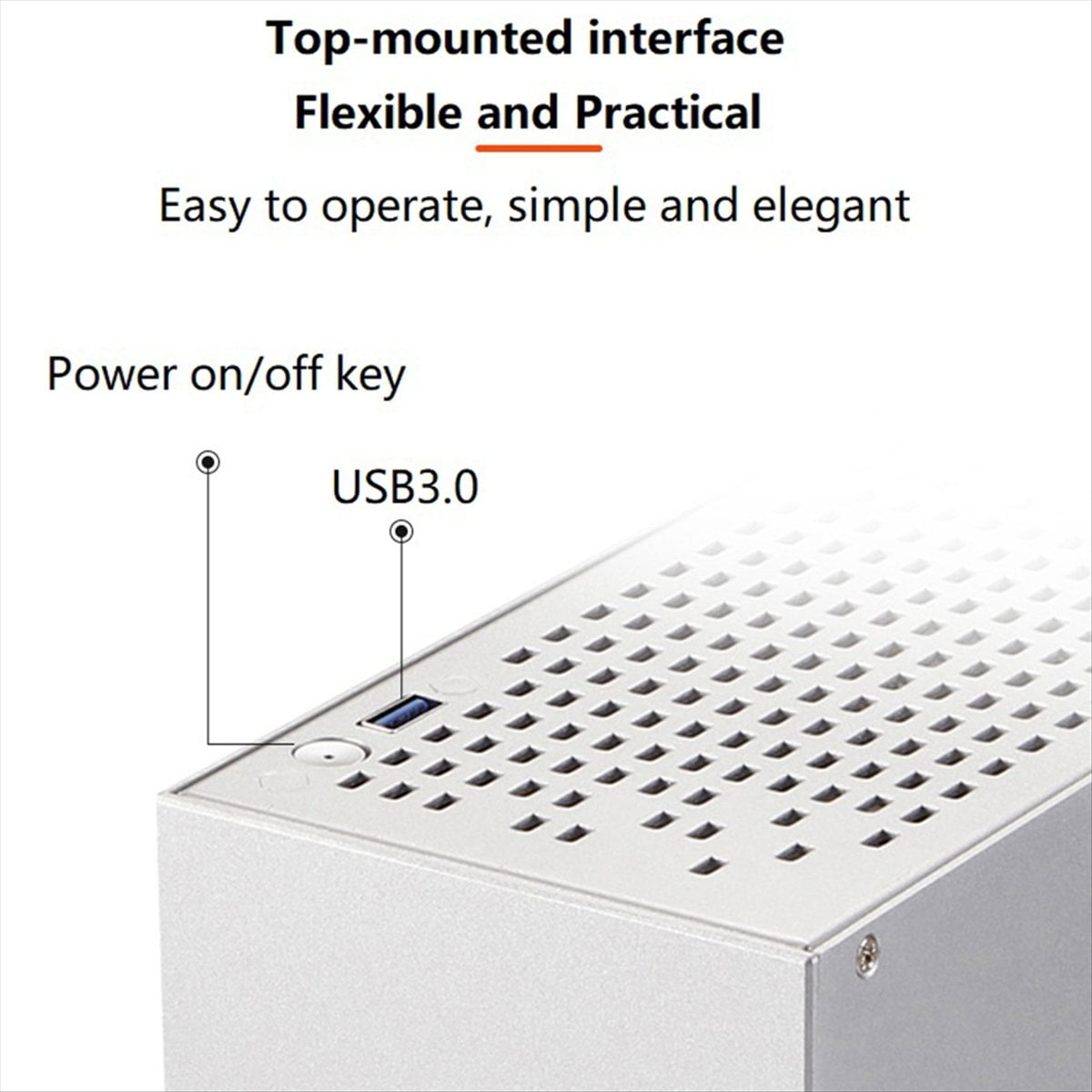 WM25 A07 Mini ITX Computer Case Chassis HTPC Host Case USB3.0 ITX ...