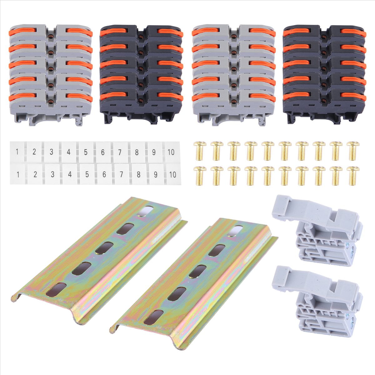 WM25 DIN Rail Terminal Blocks Kit, with Universal Compact Connectors ...