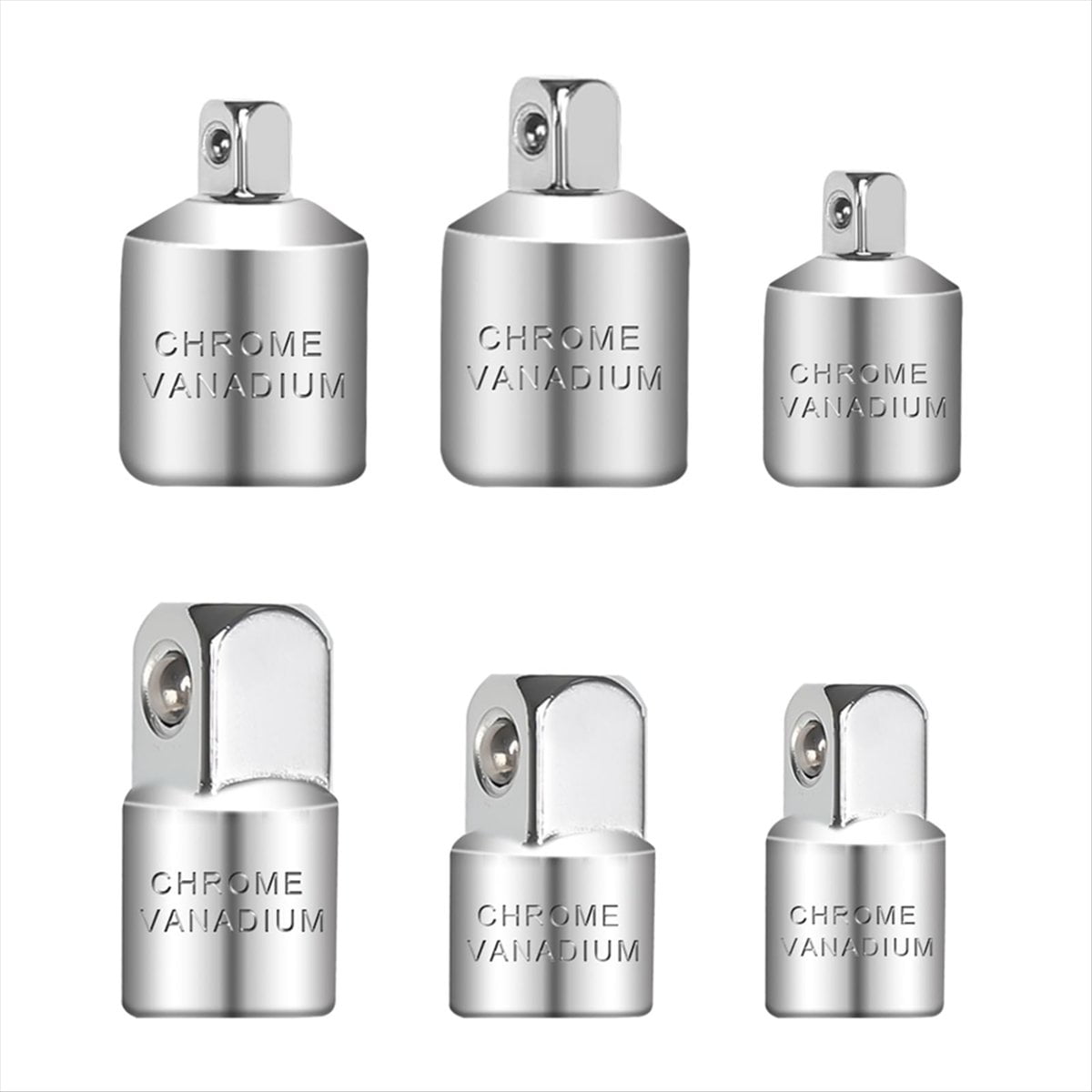 WM25 Socket Adapter, 6-Piece Adapter Set, Socket Adapter Set, Adapter ...