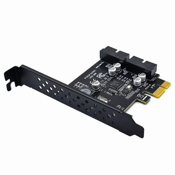 WM25 USB3.2 Pci-E Expansion Card Adapter 2-Port 19Pin Adapter Card ...
