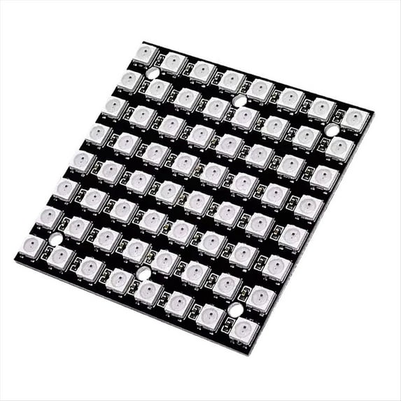 WM25 WS2812 LED 5050 RGB 8x8 LED Matrix WS2812B 8x8 64-Bit Full Color ...
